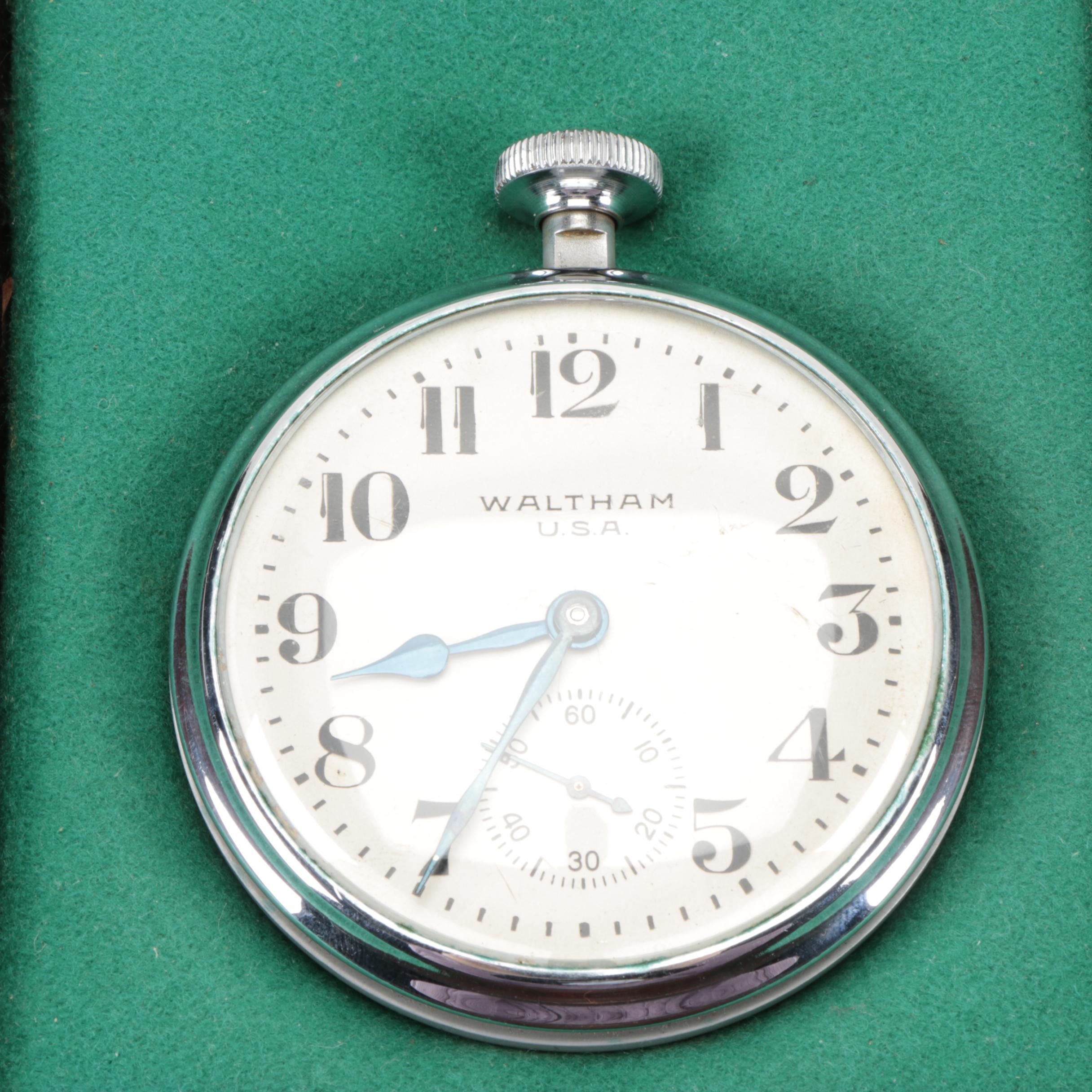 Waltham Navigator Military Stopwatch in Presentation Box | EBTH