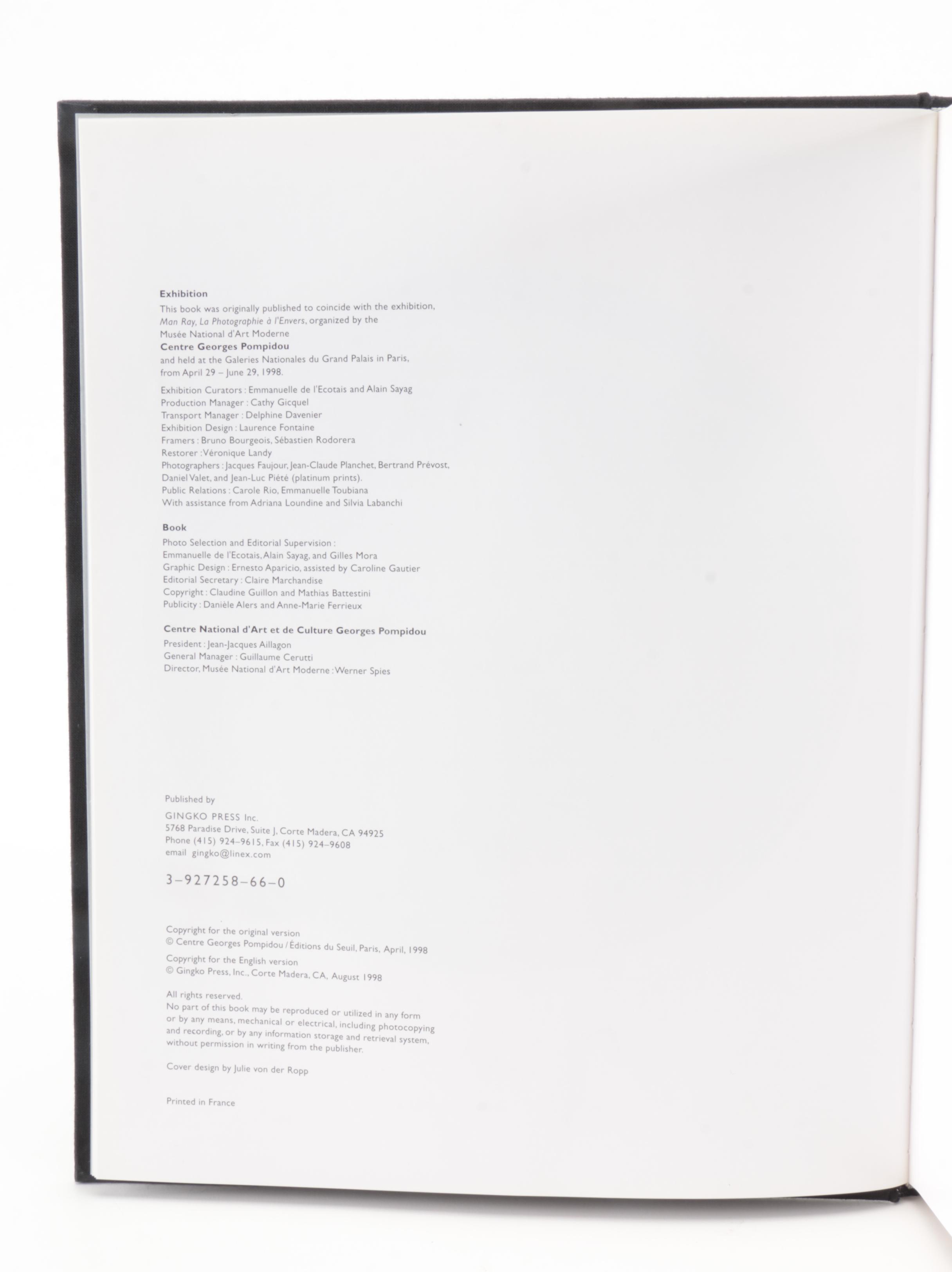 "Man Ray: Photography And Its Double" and "Man Ray: The Great ...