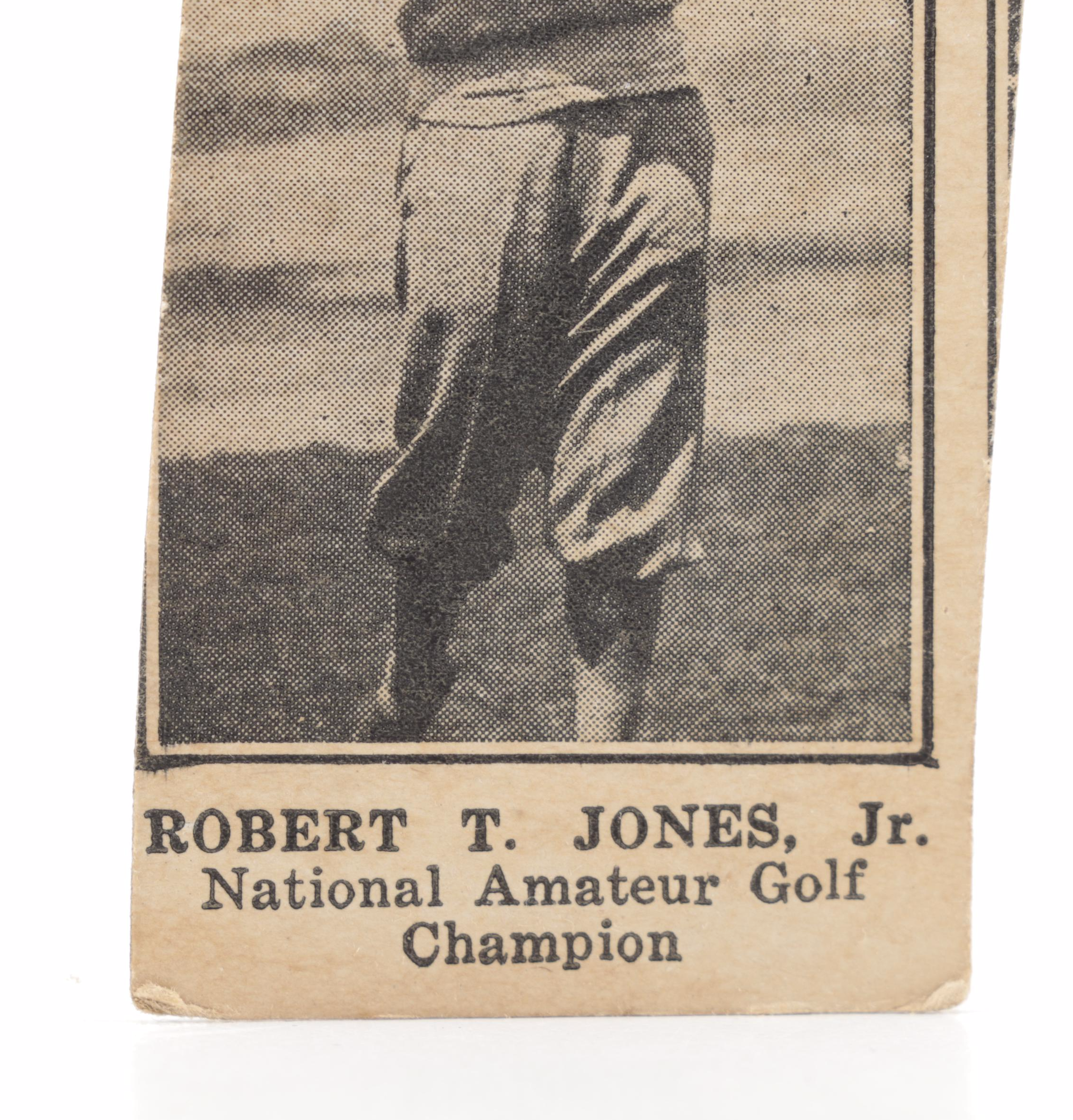 1925-1931 Robert T. Jones "W590" National Amateur Golf Champions Golf ...