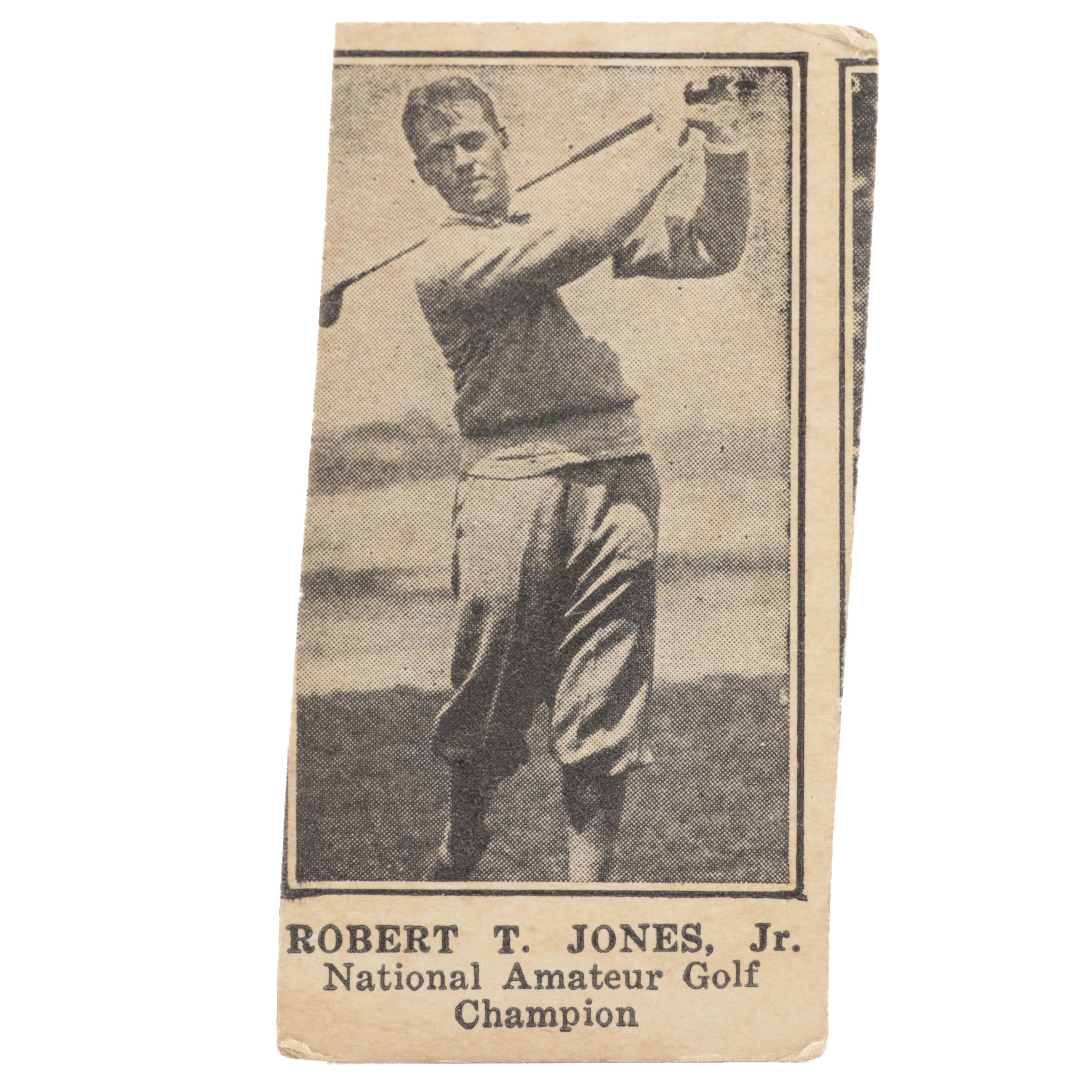 1925-1931 Robert T. Jones "W590" National Amateur Golf Champions Golf ...