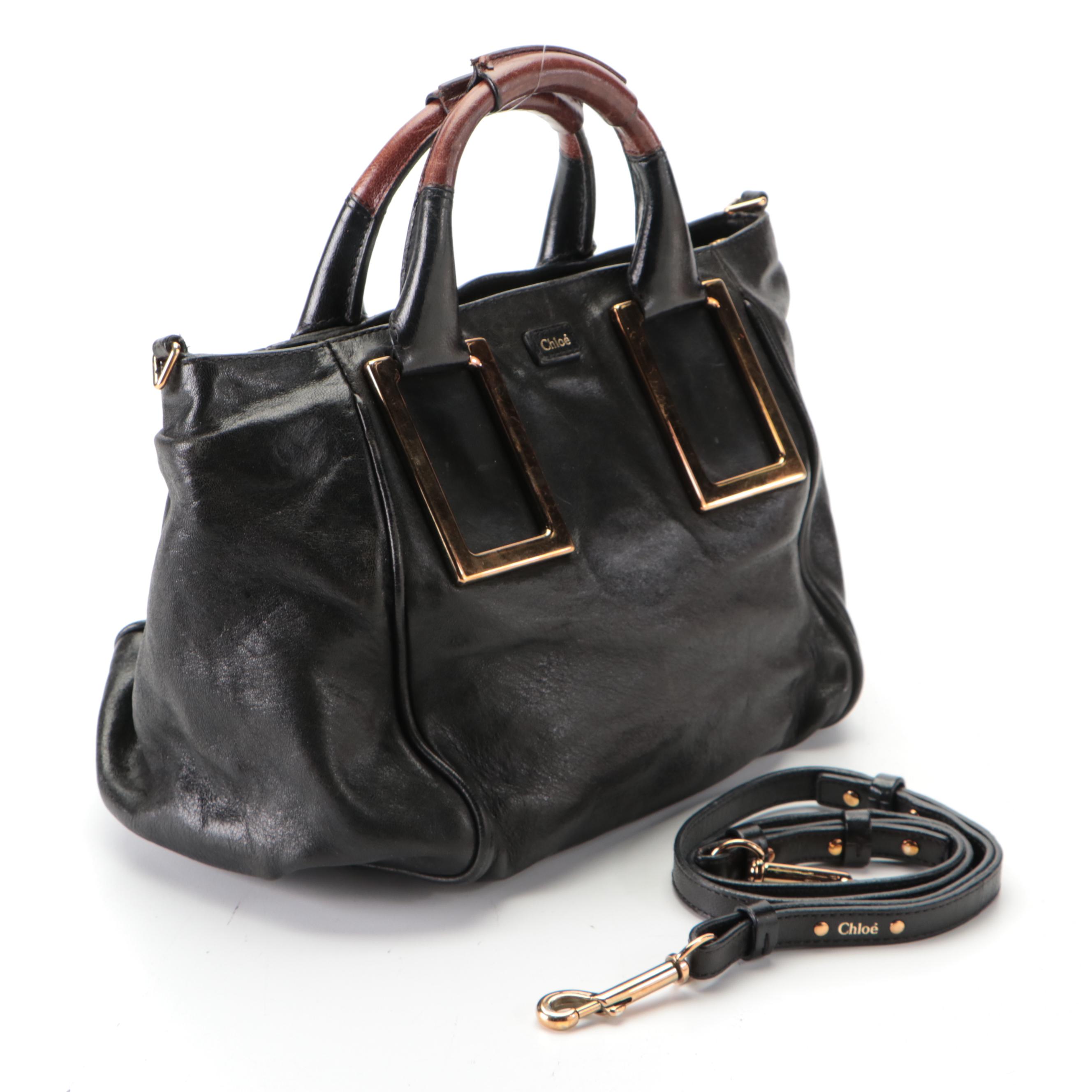 Chloé Ethel Bicolor Leather Two-Way Bag | EBTH
