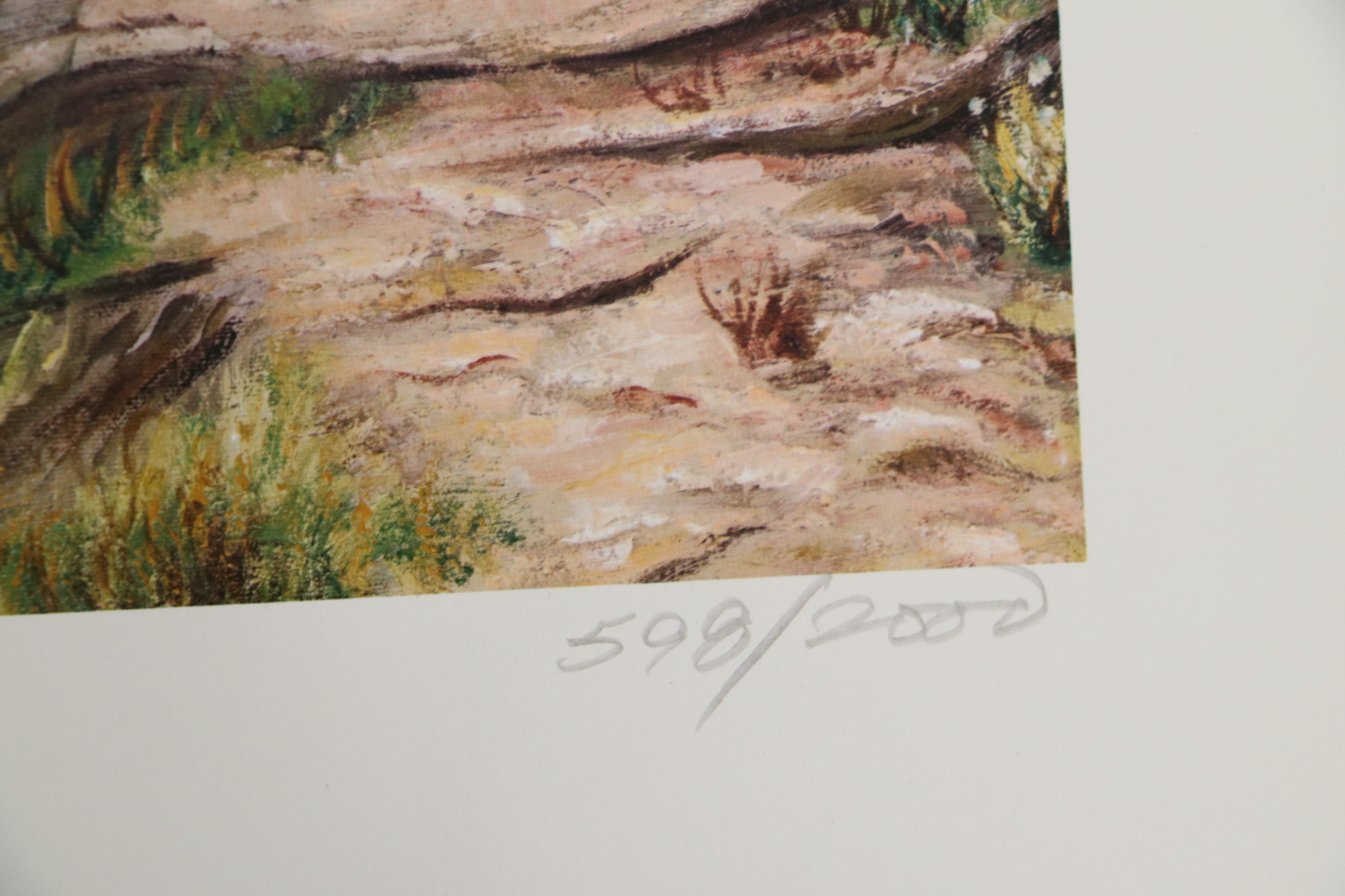Gene Locklear Offset Lithograph "Trail of Tears II" | EBTH
