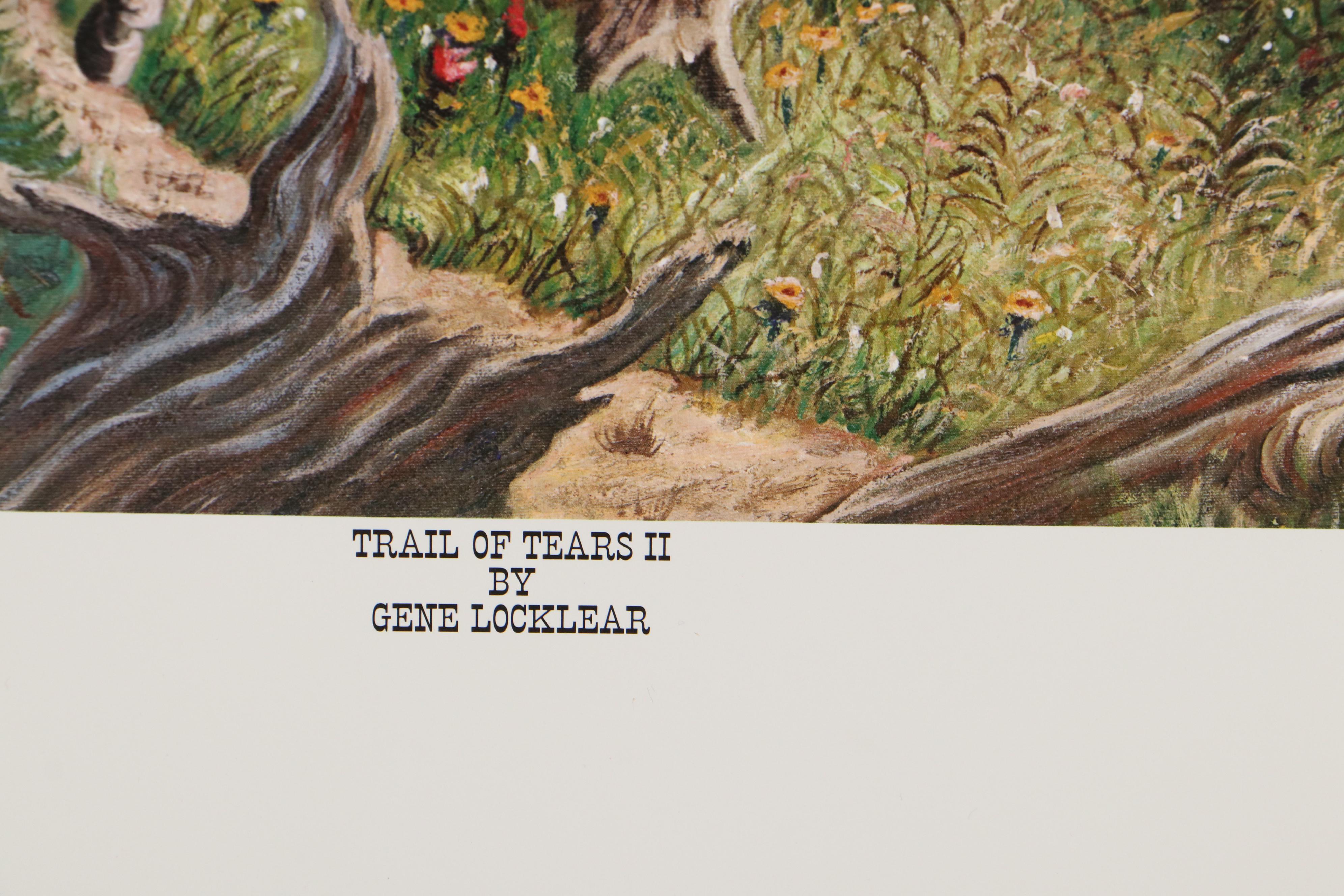 Gene Locklear Offset Lithograph "Trail of Tears II" | EBTH