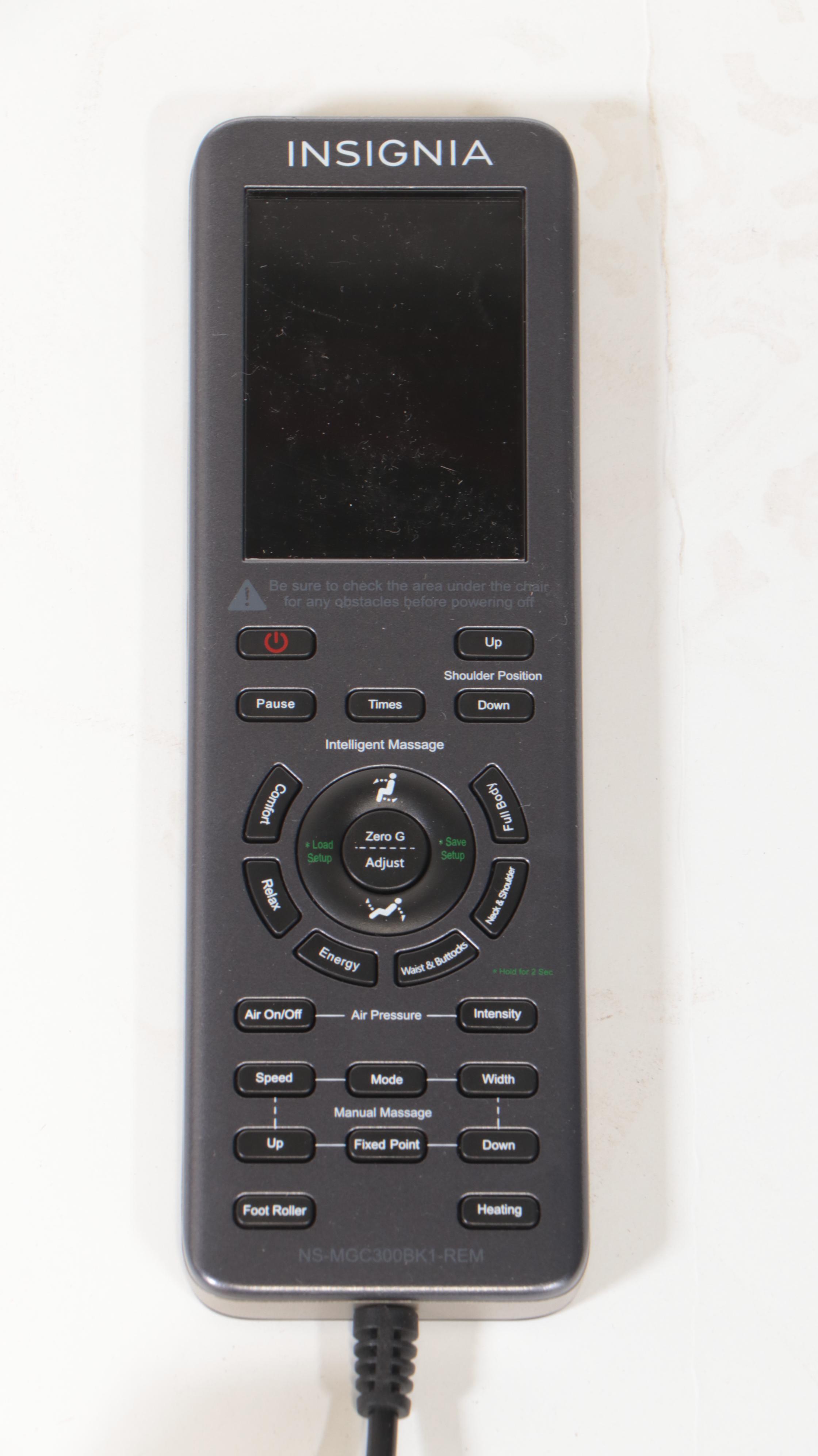 Insignia 2D Zero Gravity Full Body Massage Chair in Black | EBTH