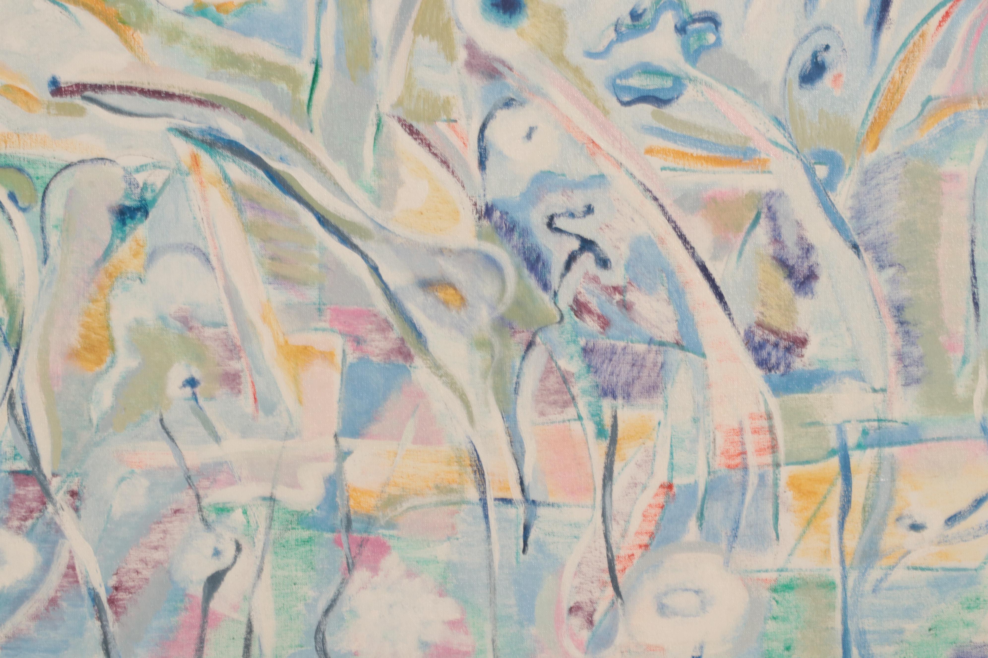Ronald Newman Large-Scale Abstract Oil Painting | EBTH