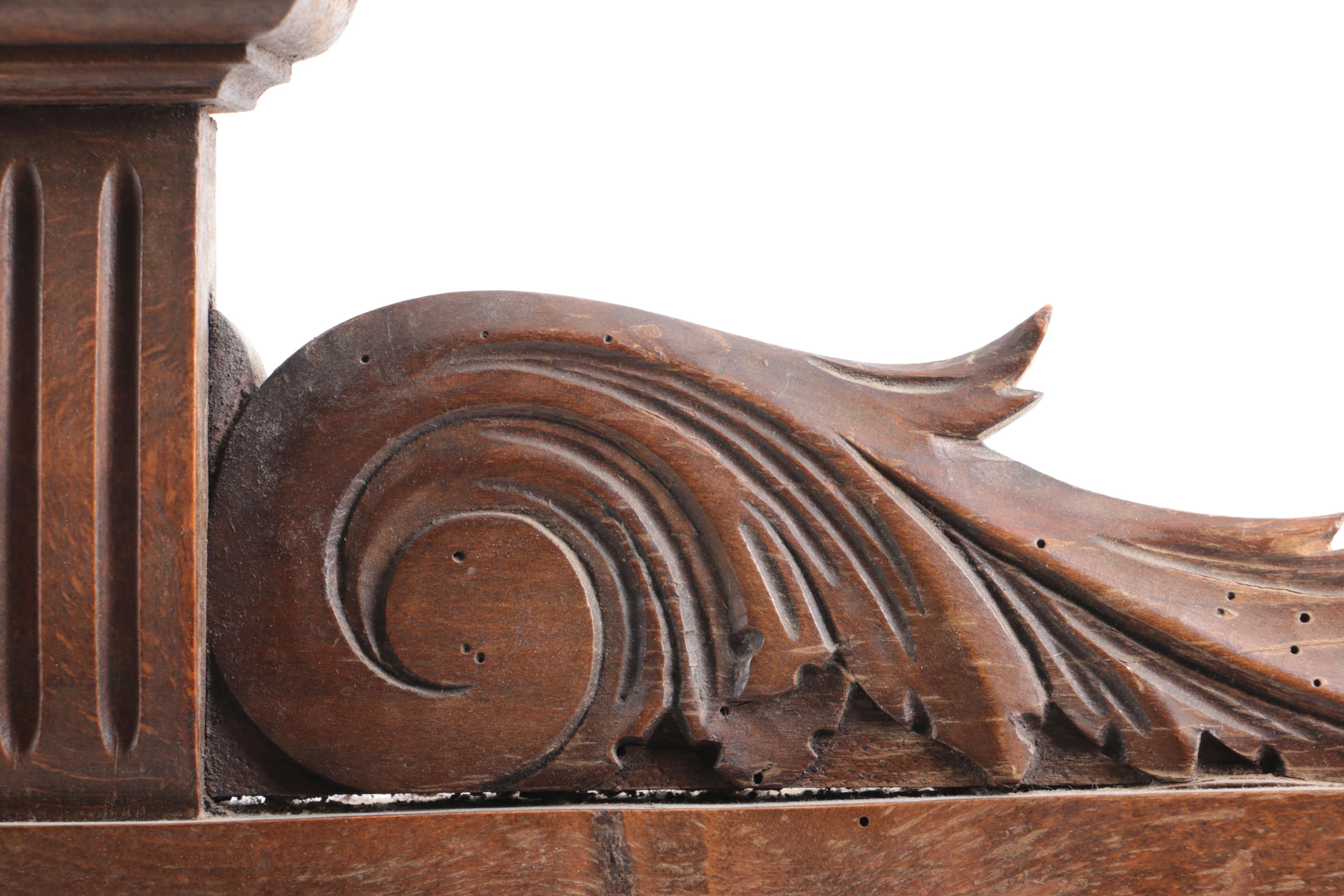 Victorian Carved Mahogany Furniture Pediment | EBTH