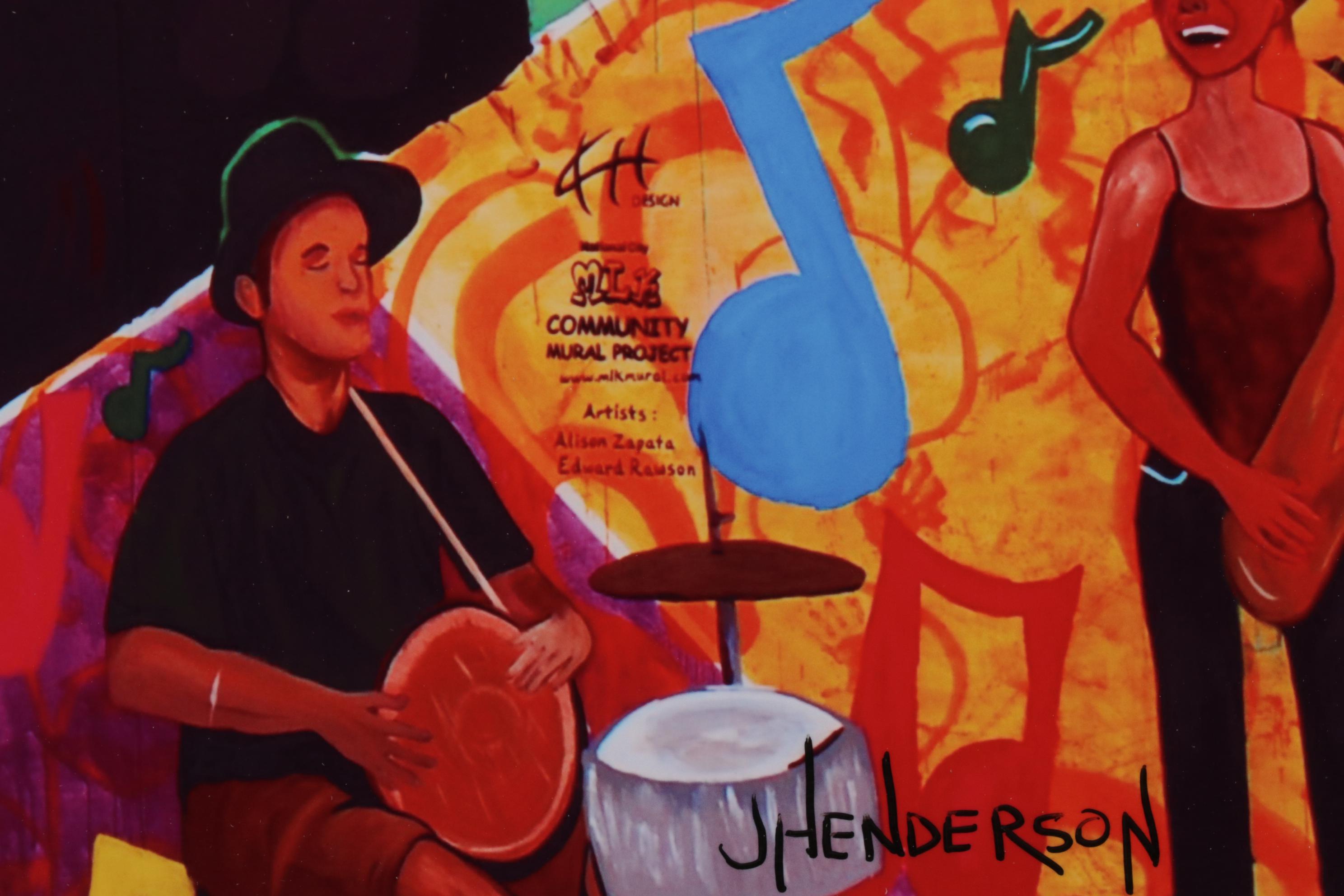 J. Henderson Mural Digital Photograph After Alison Zapata and Edward ...