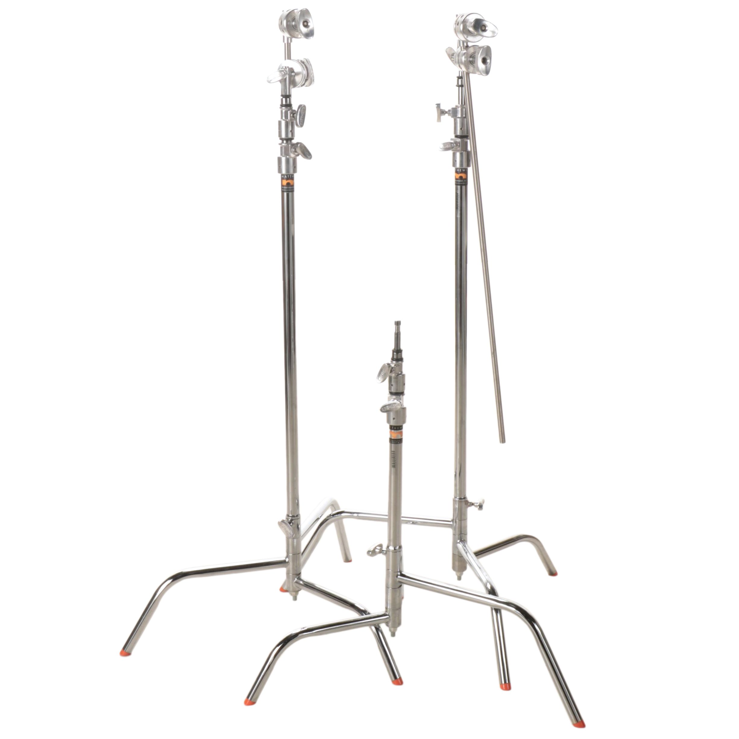 Matthews Studio Equipment C Stands with Grip Heads, Grip Arms, Boom Arm ...