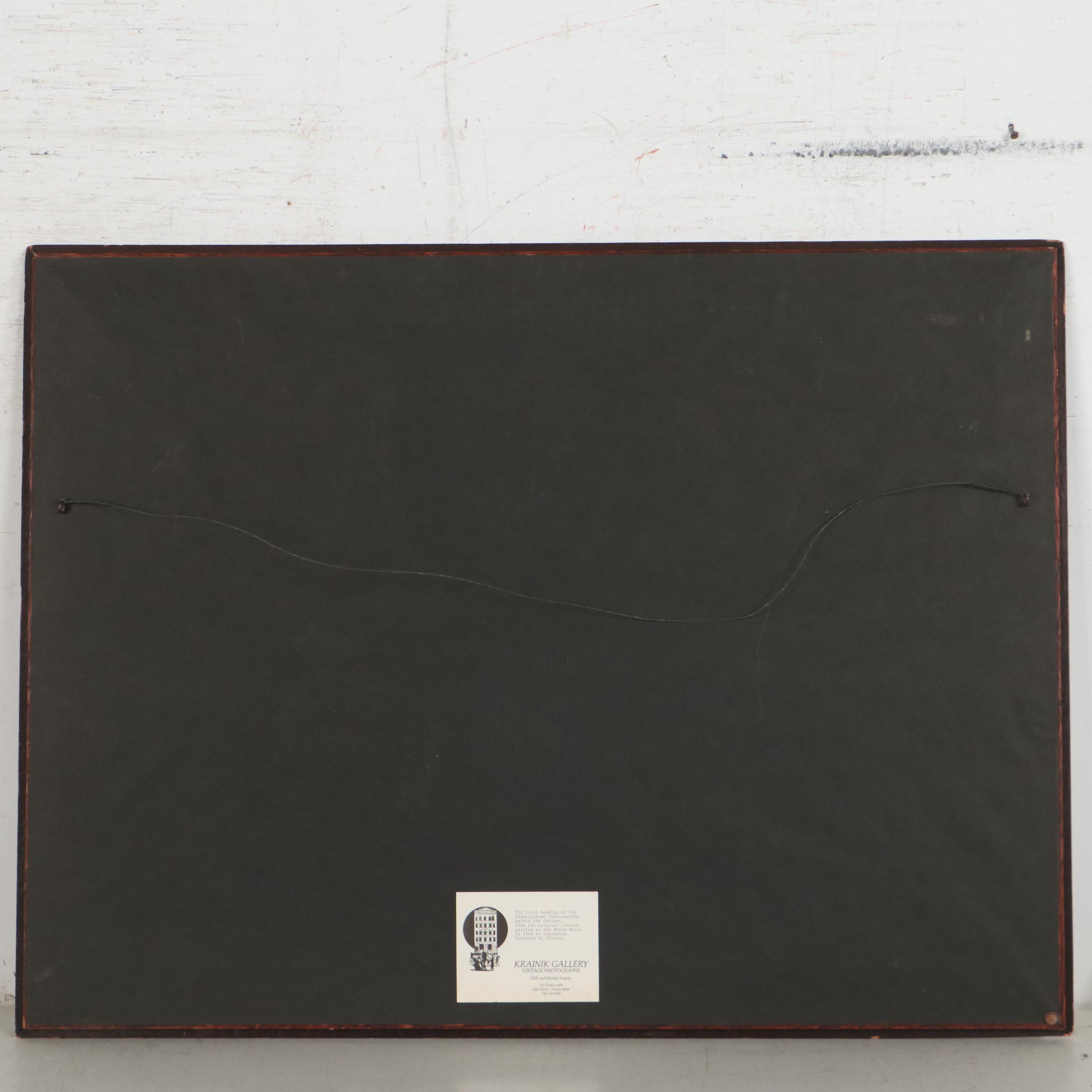 Alexander Ritchie Engraving after Francis Carpenter of President ...