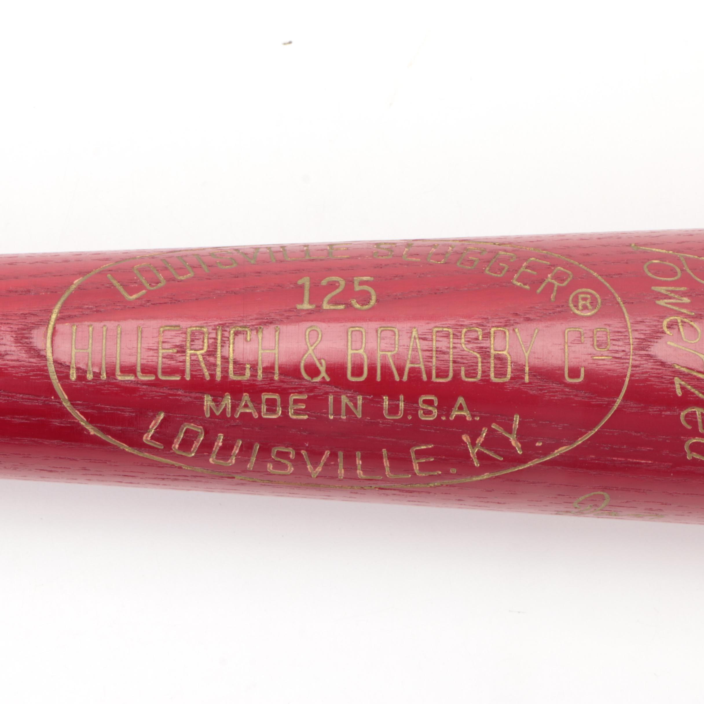 1976 Cincinnati Reds "World Champions" Louisville Slugger Baseball Bat ...