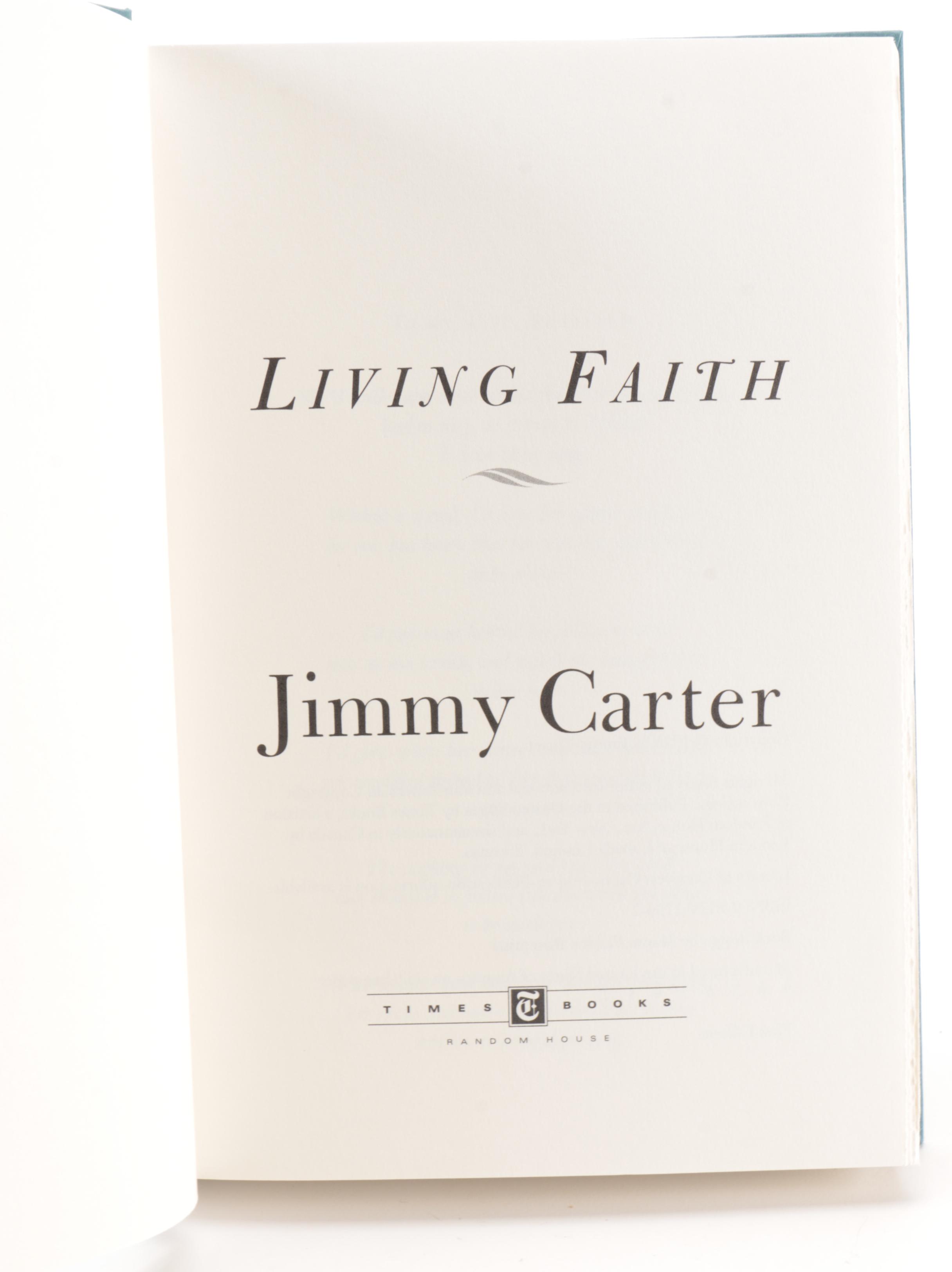 Signed First Edition "Sources of Strength" and Other Book by Jimmy ...