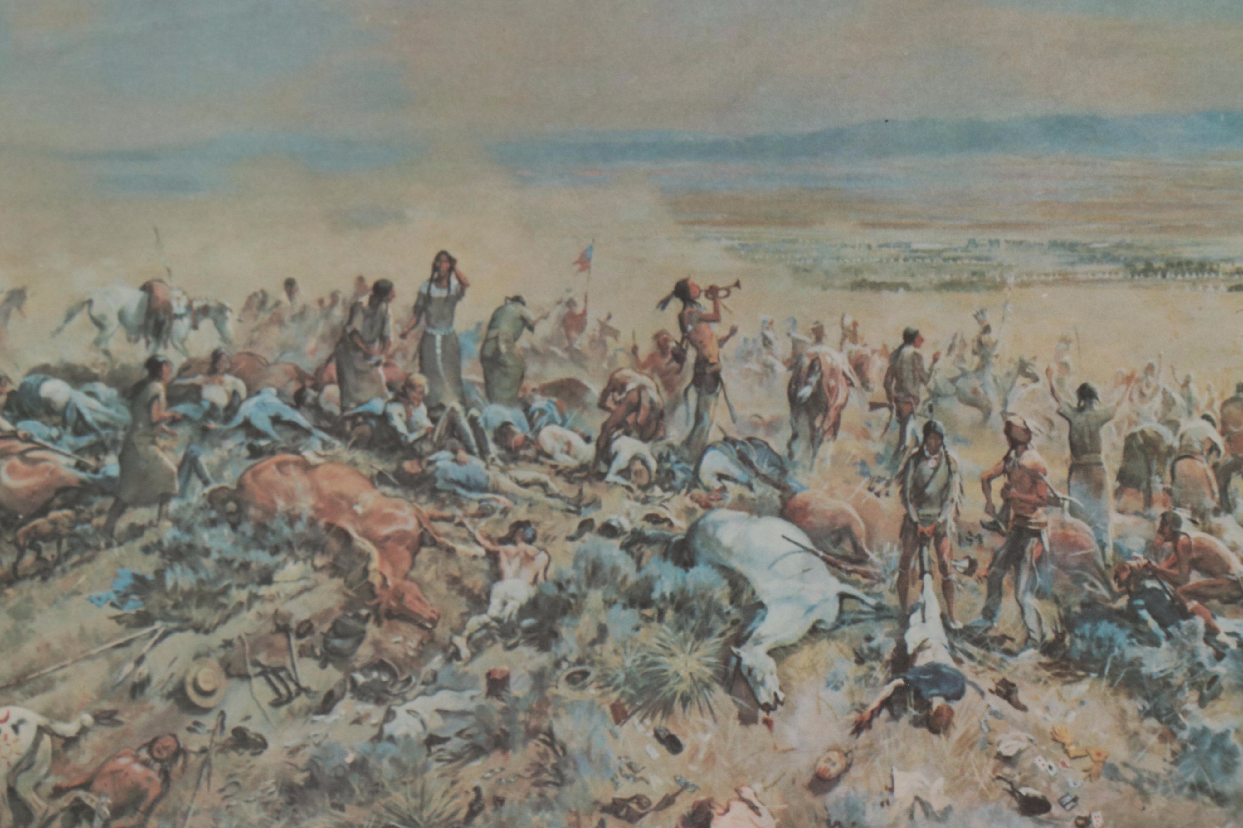 Offset Lithograph After J.K. Ralston "After the Battle" | EBTH