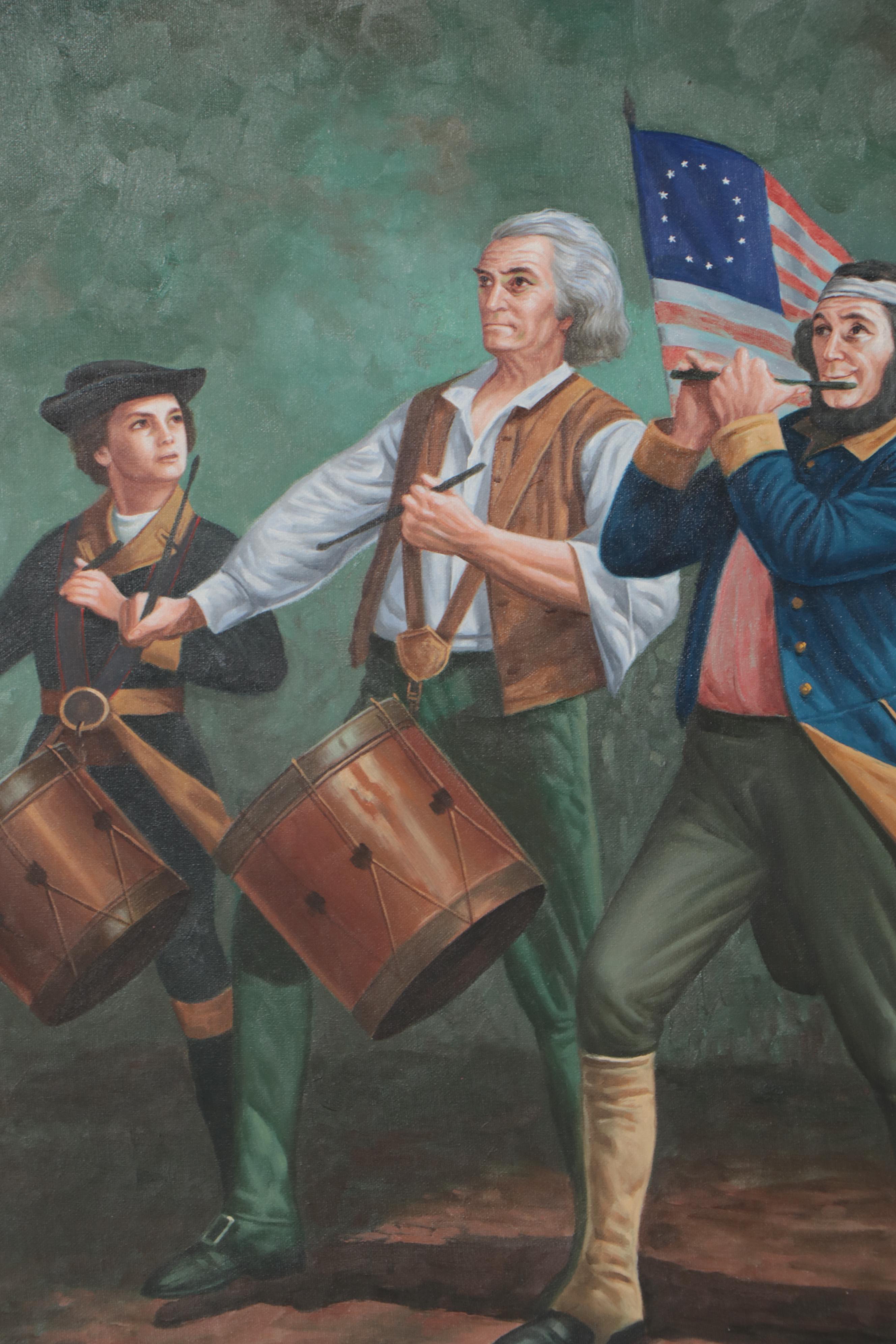 Oil Painting After Archibald MacNeal Willard "The Spirit of '76" | EBTH