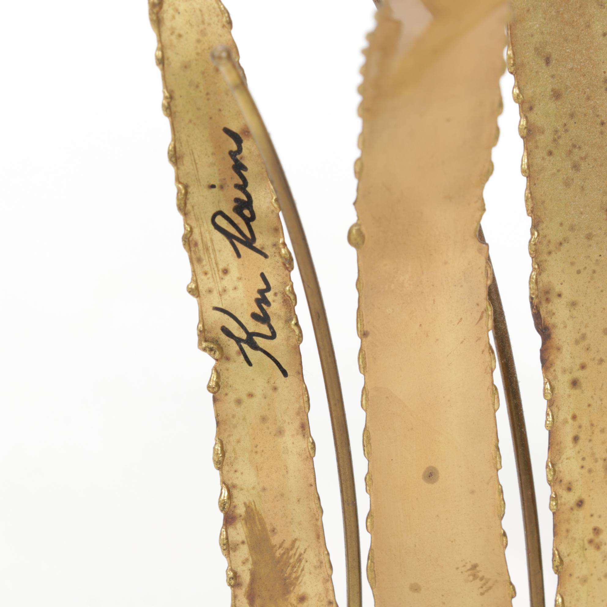 Ken Rains Brass Reeds and Rushes Sculpture | EBTH