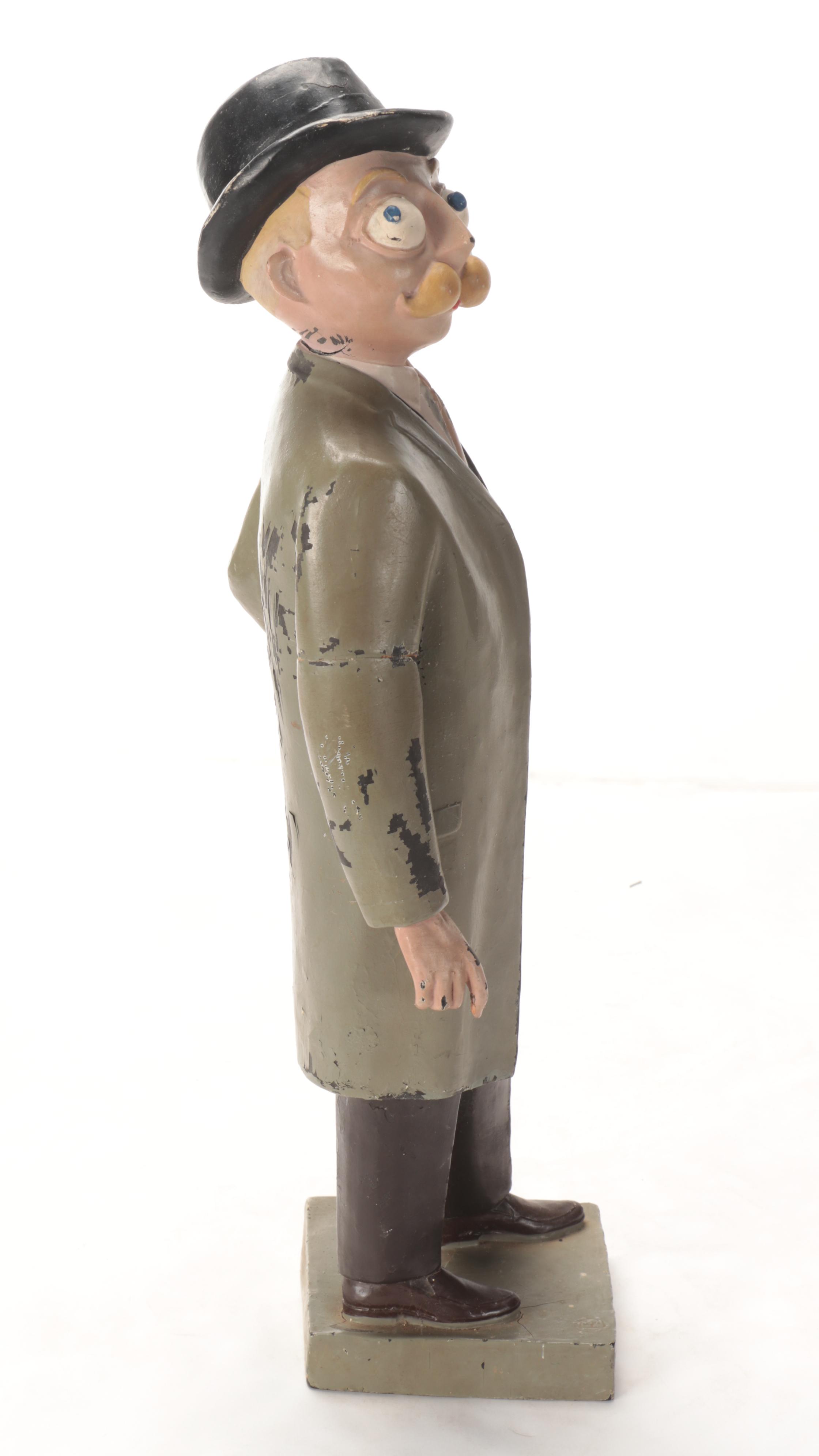 Esquire Magazine Mascot "Esky" Painted Latex Retail Figurine, 1940s | EBTH