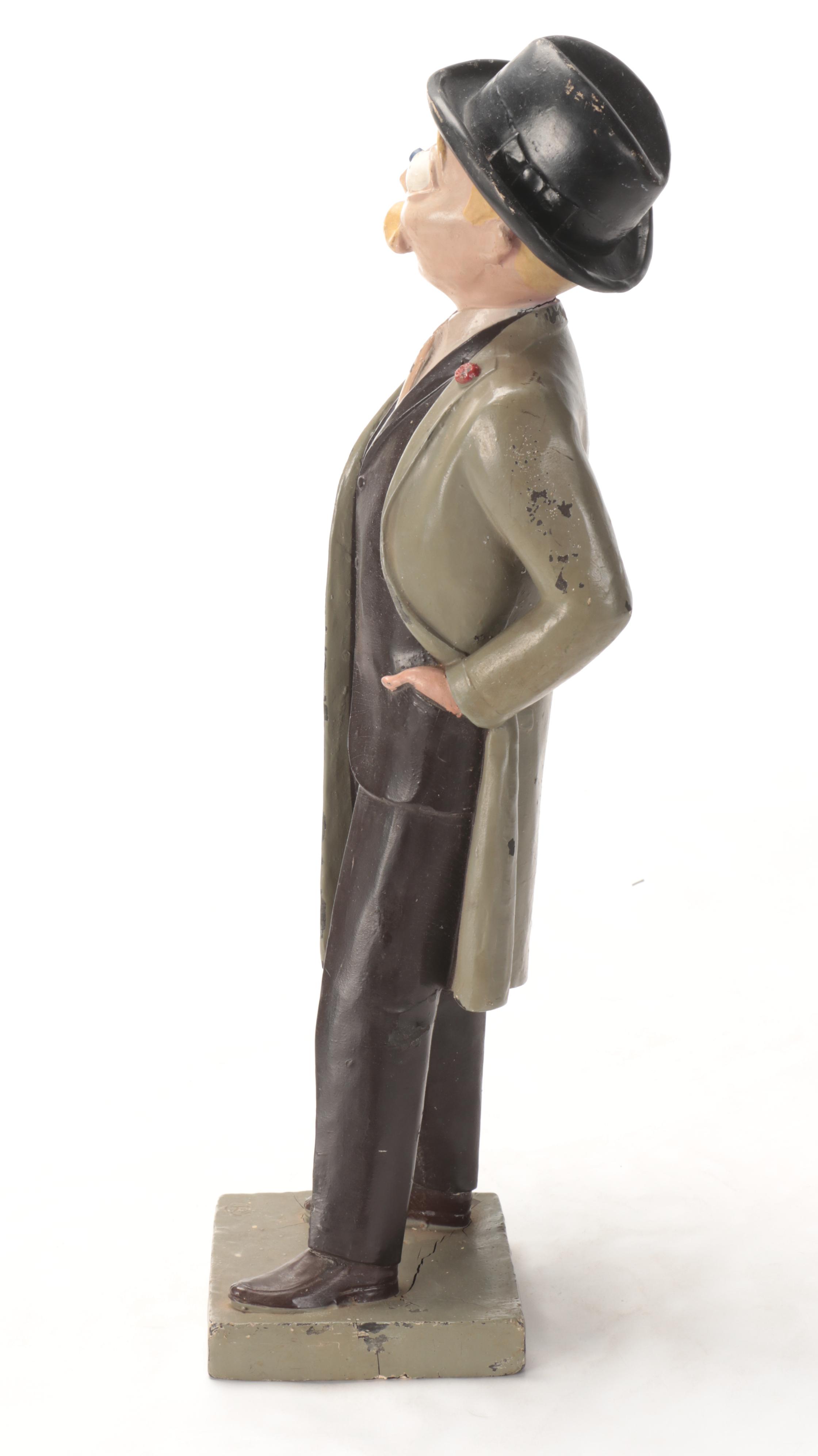 Esquire Magazine Mascot "Esky" Painted Latex Retail Figurine, 1940s | EBTH