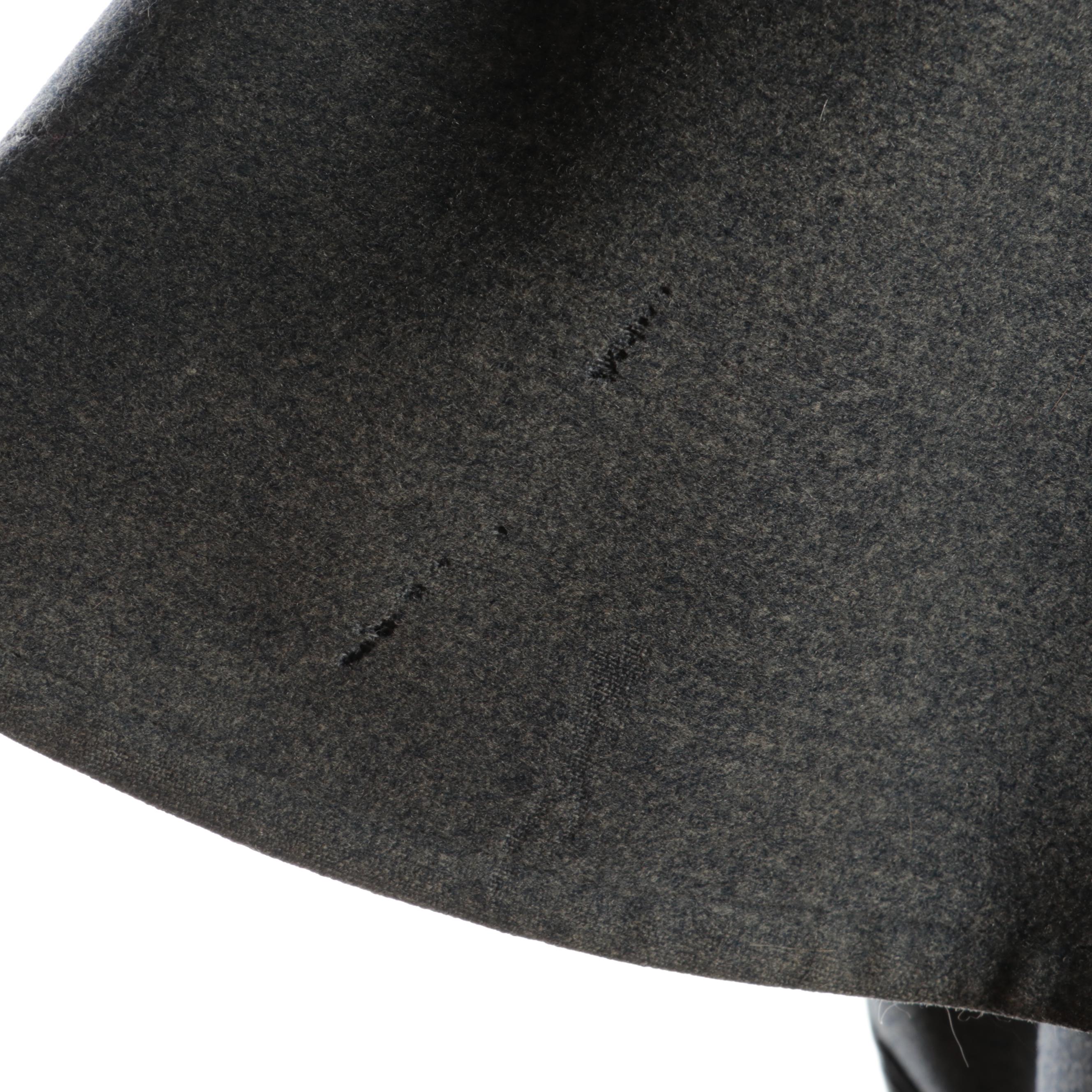 West Point Military Academy Cadet Blue Wool Double-Breasted Overcoat | EBTH