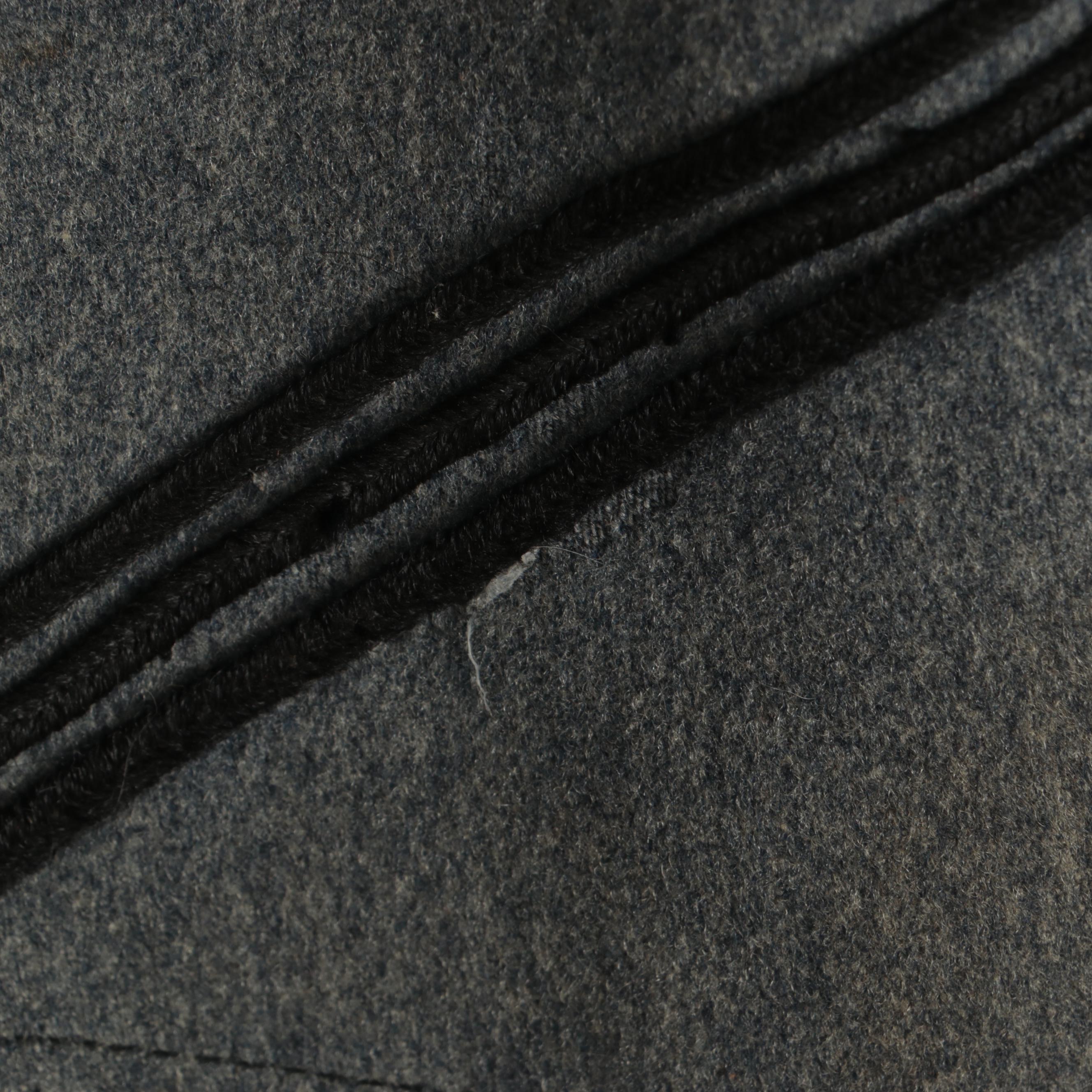 West Point Military Academy Cadet Blue Wool Double-Breasted Overcoat | EBTH