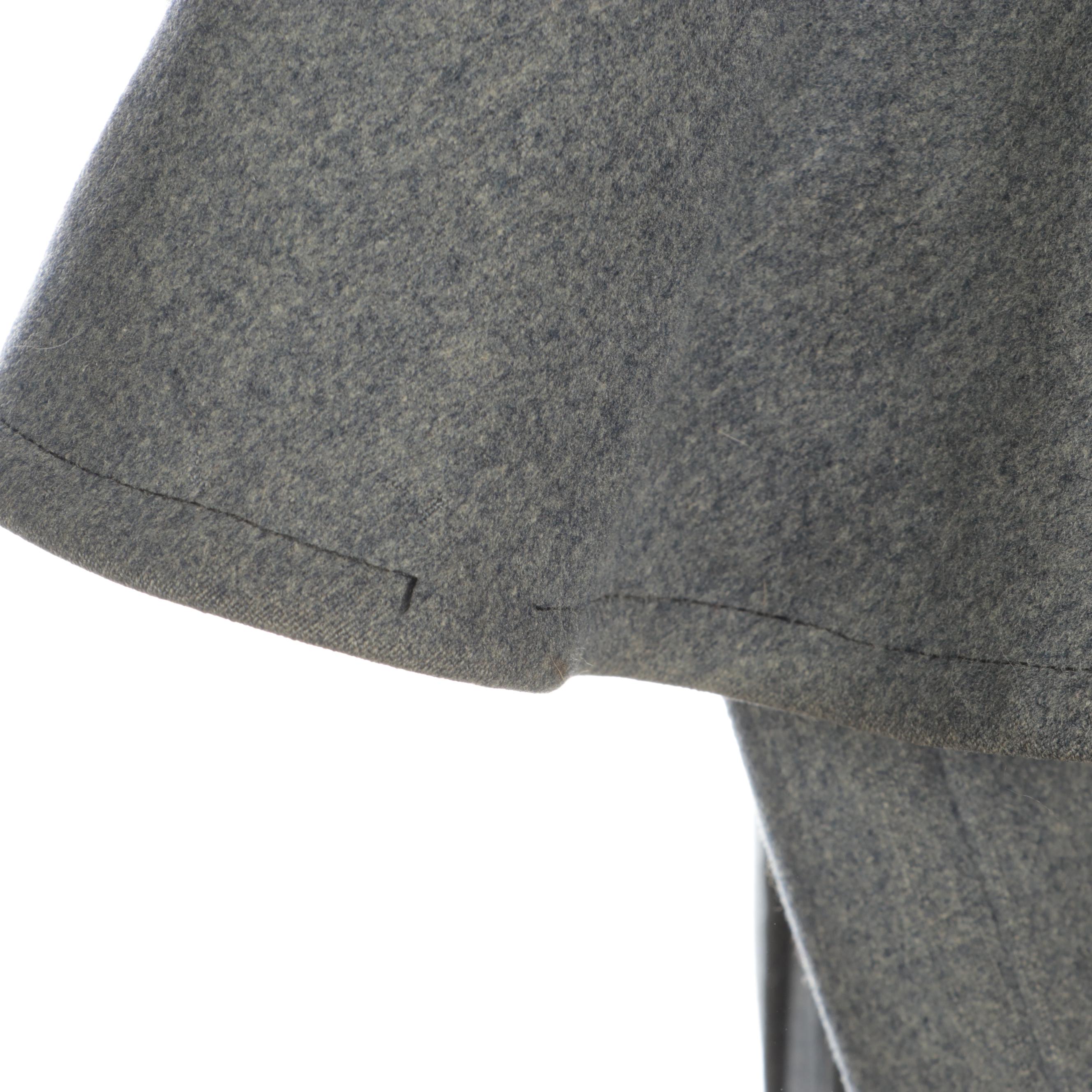 West Point Military Academy Cadet Blue Wool Double-Breasted Overcoat | EBTH