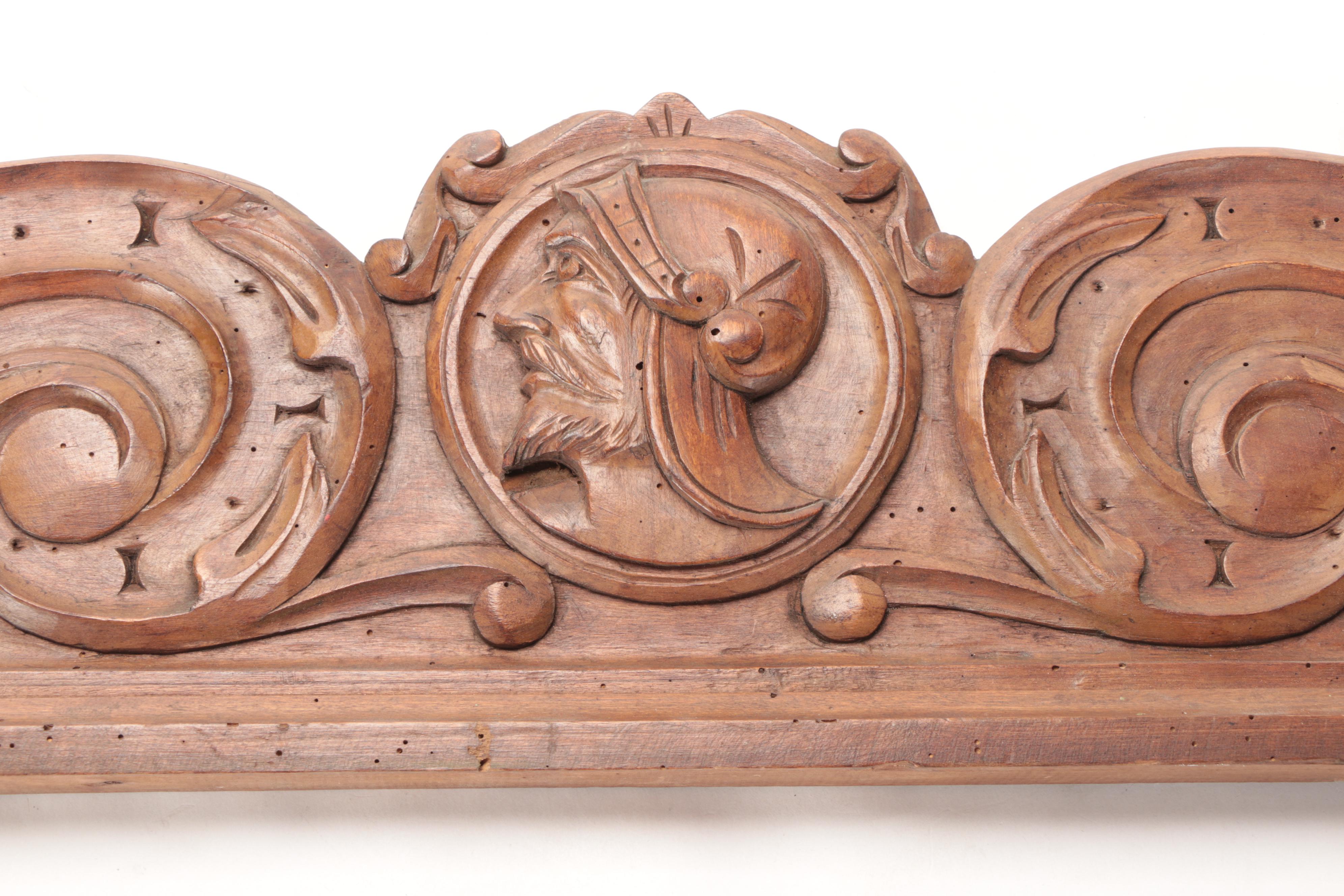 Hand-Carved Decorative Wooden Lintel and Decorative Wall Carving ...