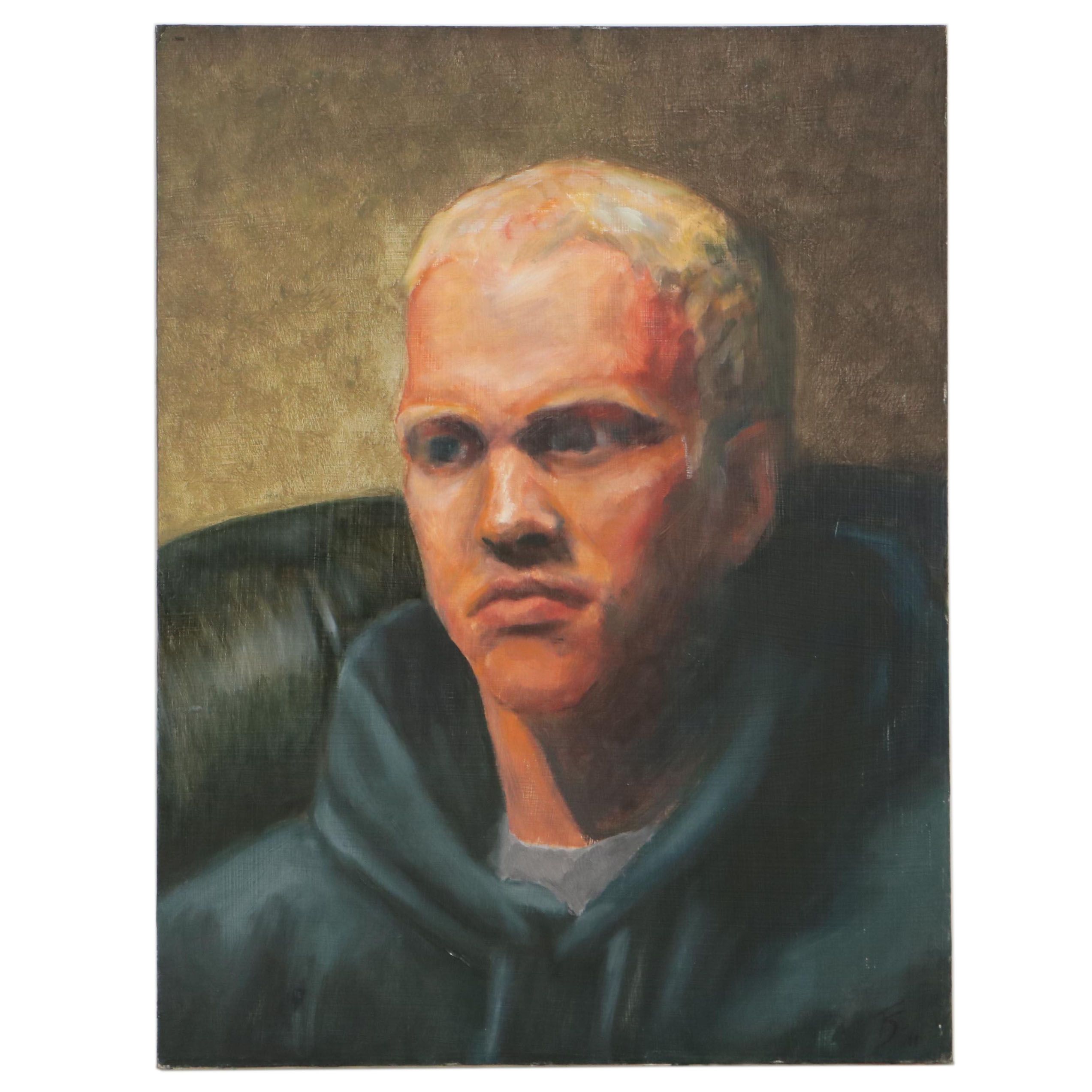Ben Farrell Oil Painting "Brother," 2011 | EBTH