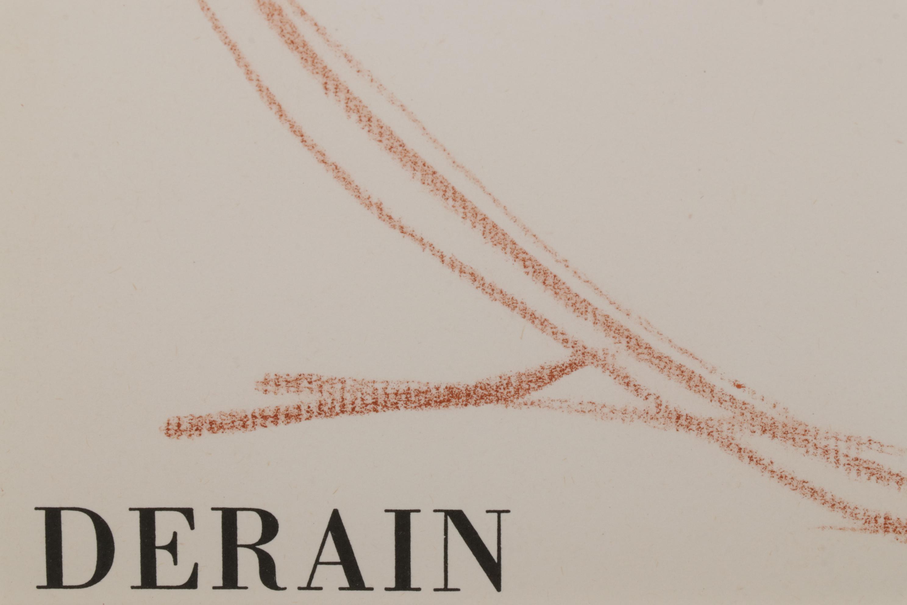 Lithograph Cover After André Derain for "Derrière le Miroir," 1957 | EBTH