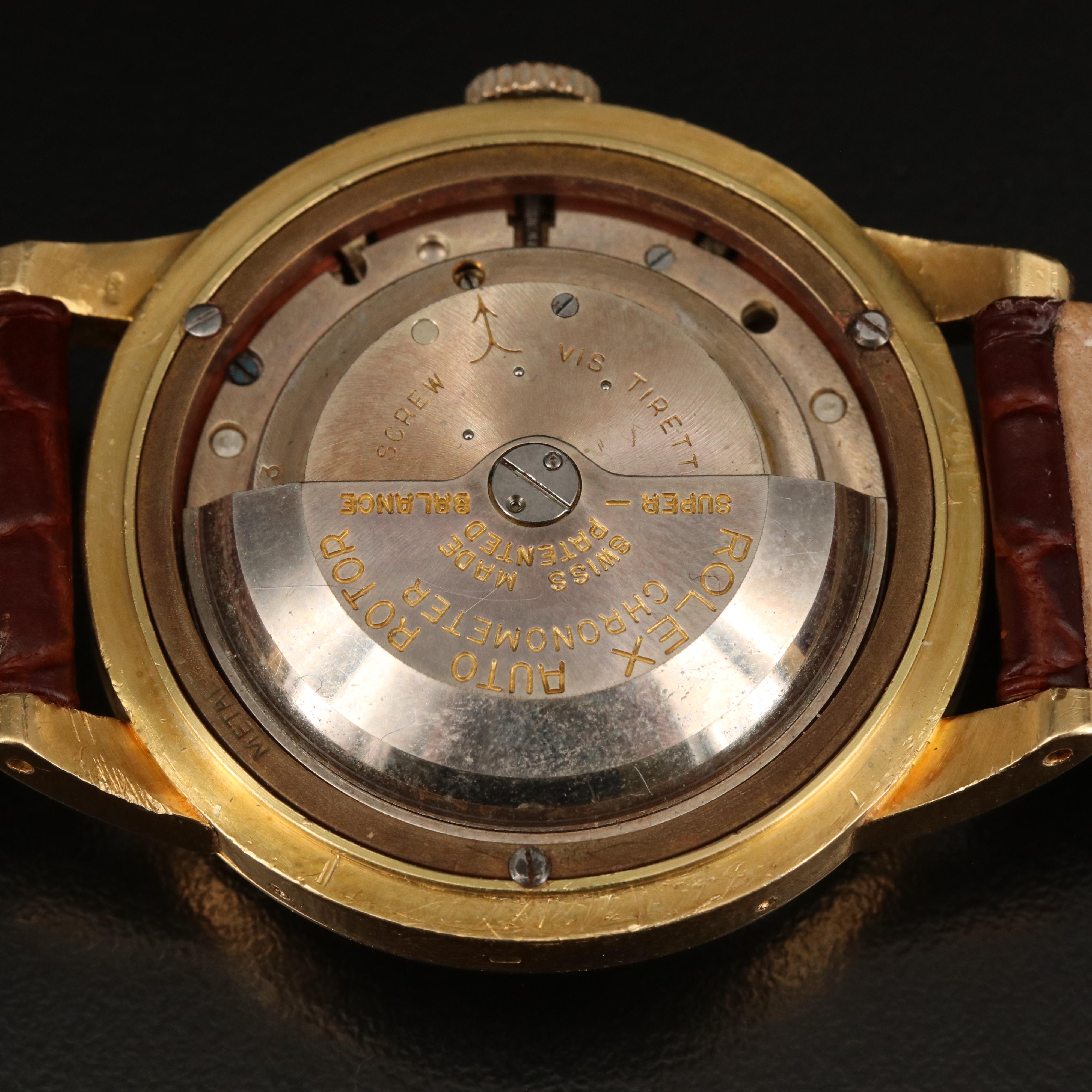 18K Rolex "Padellone" Triple Date Moon Phase Automatic Wristwatch | EBTH