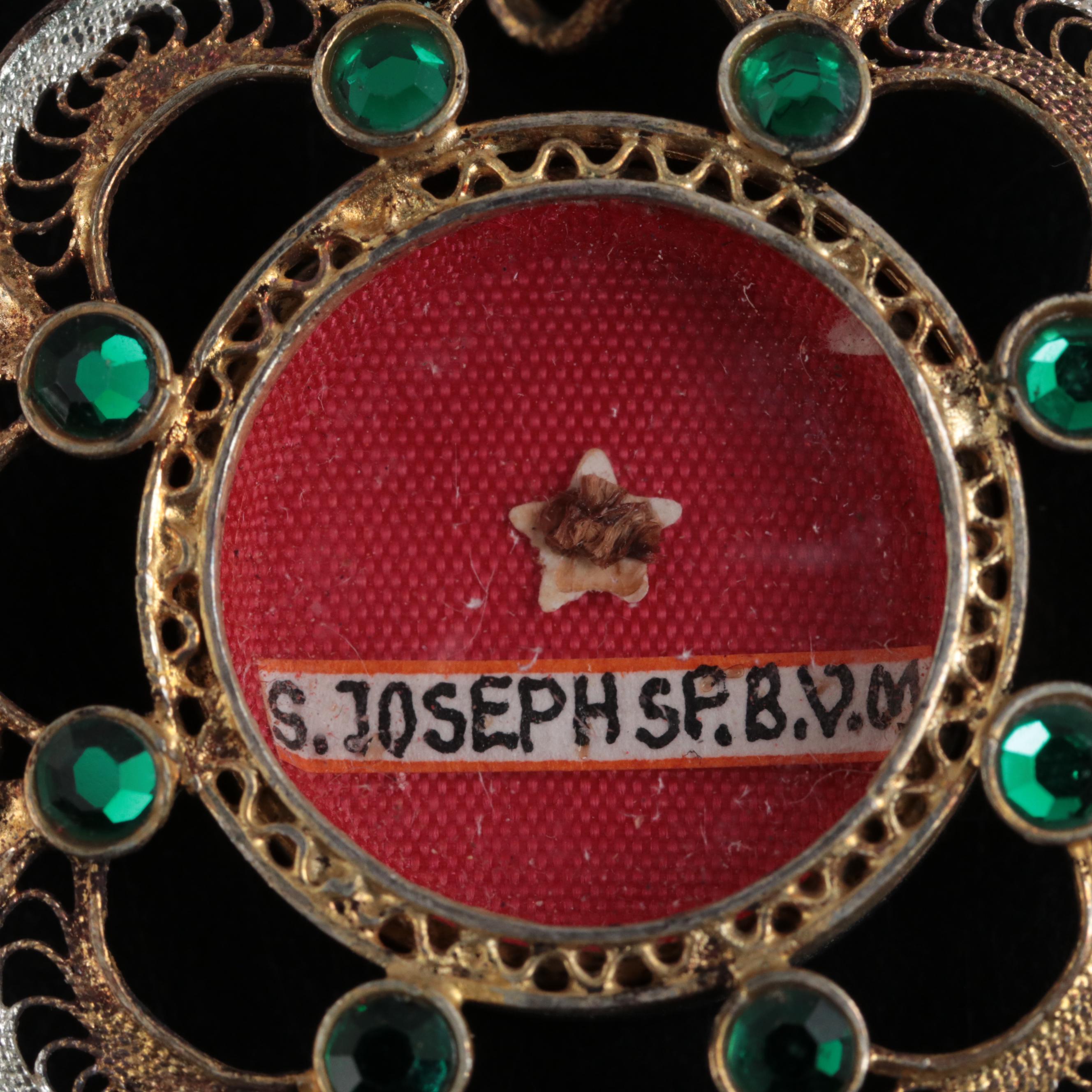 Catholic Reliquary Holding Relic of St. Joseph | EBTH