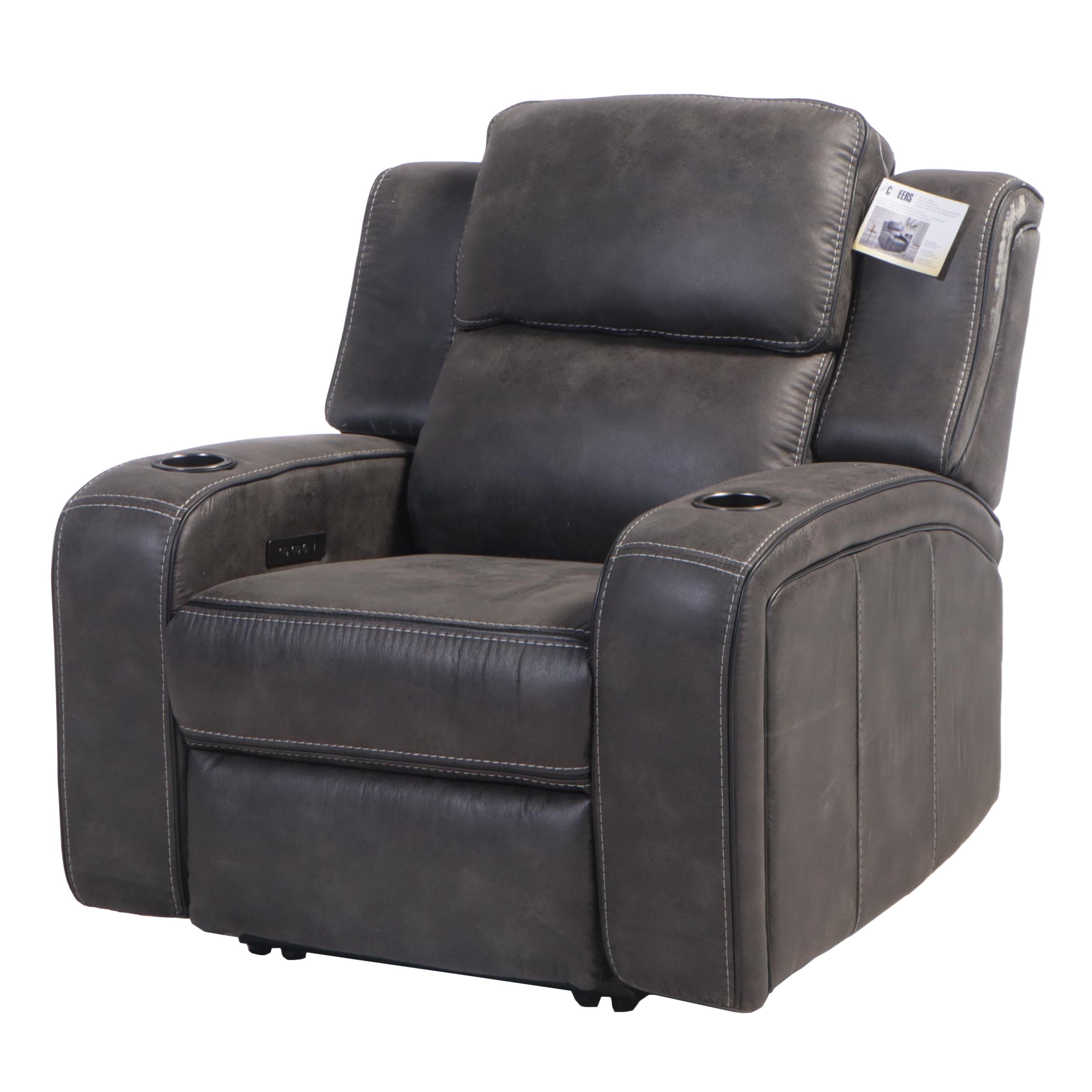 Cheers "Matteus" Fabric Power Recliner | EBTH
