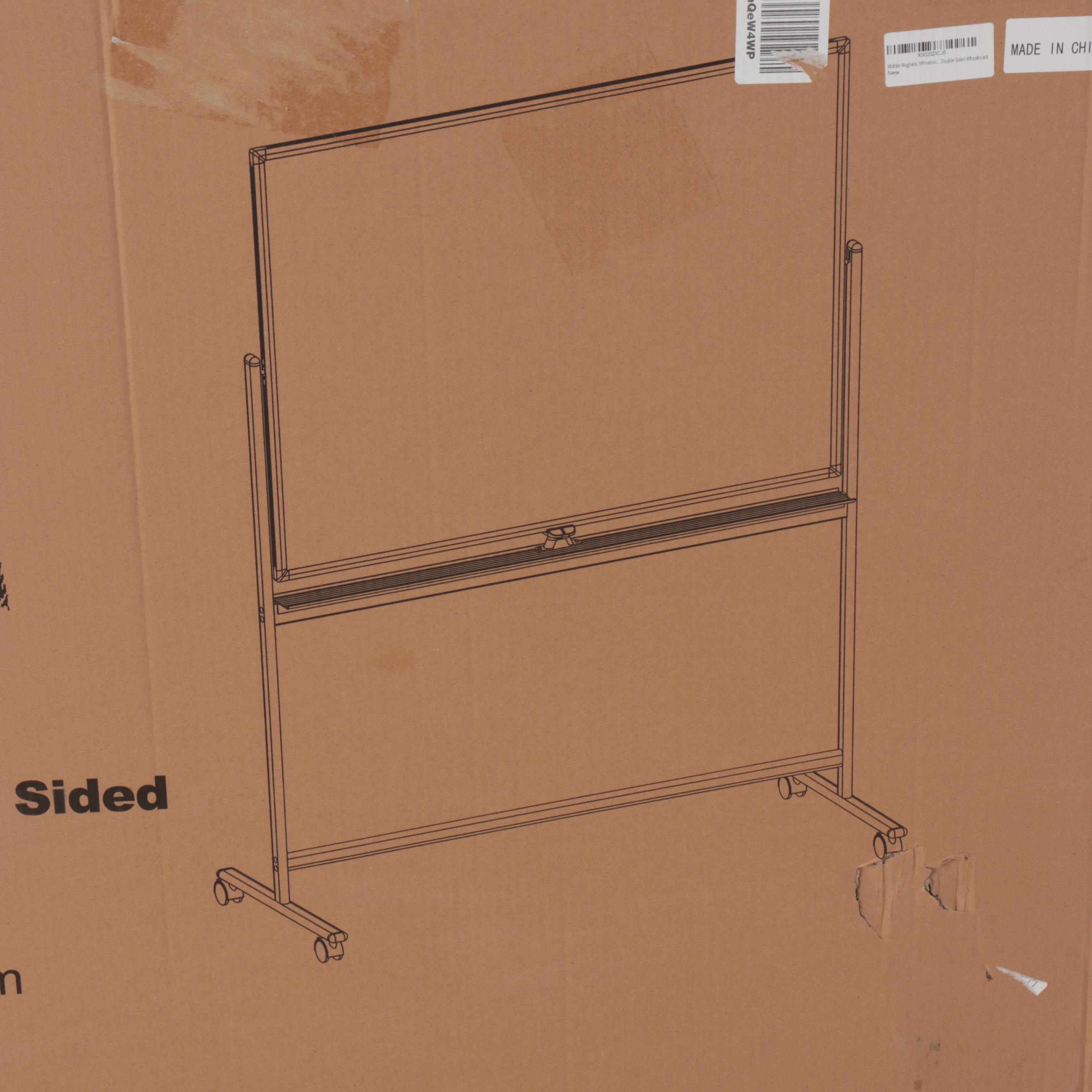 Two Rolling Dry Erase Whiteboards | EBTH