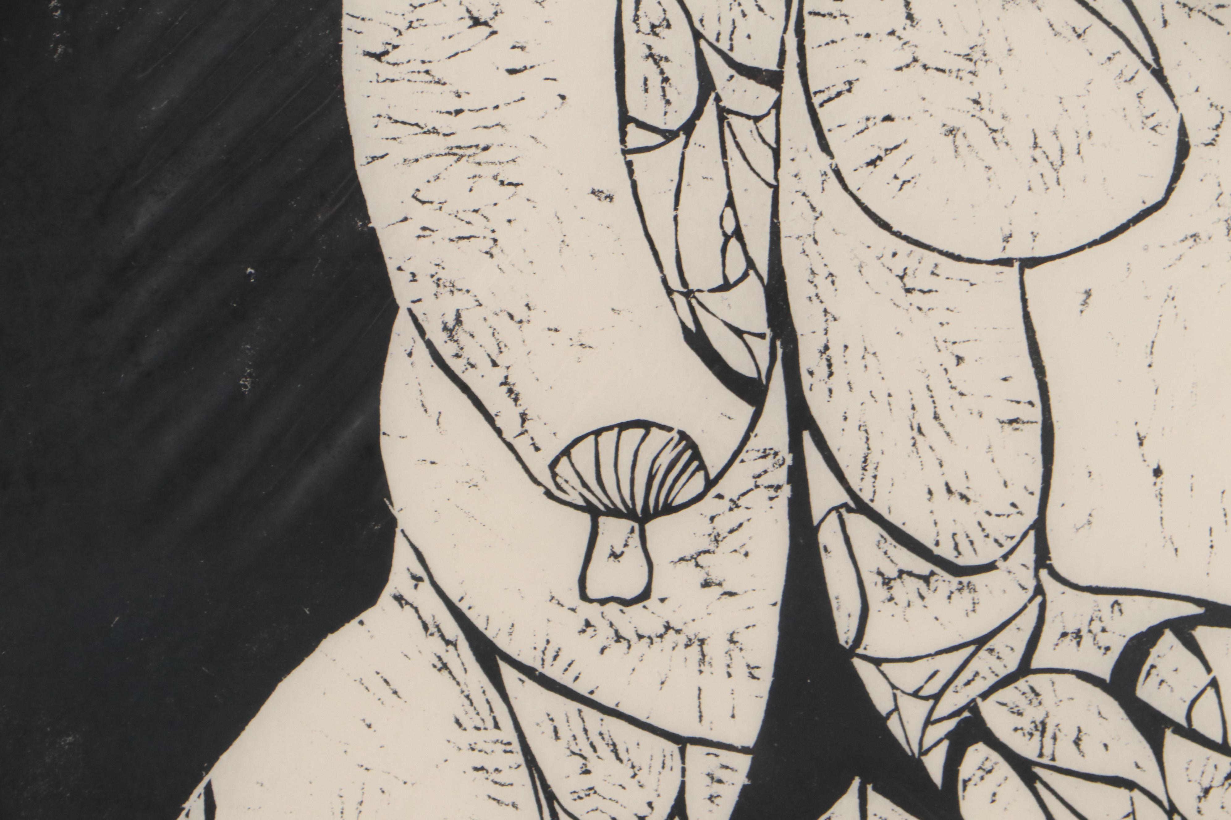 Thom Shaw Large-Scale Figurative Woodcut, 1970 | EBTH