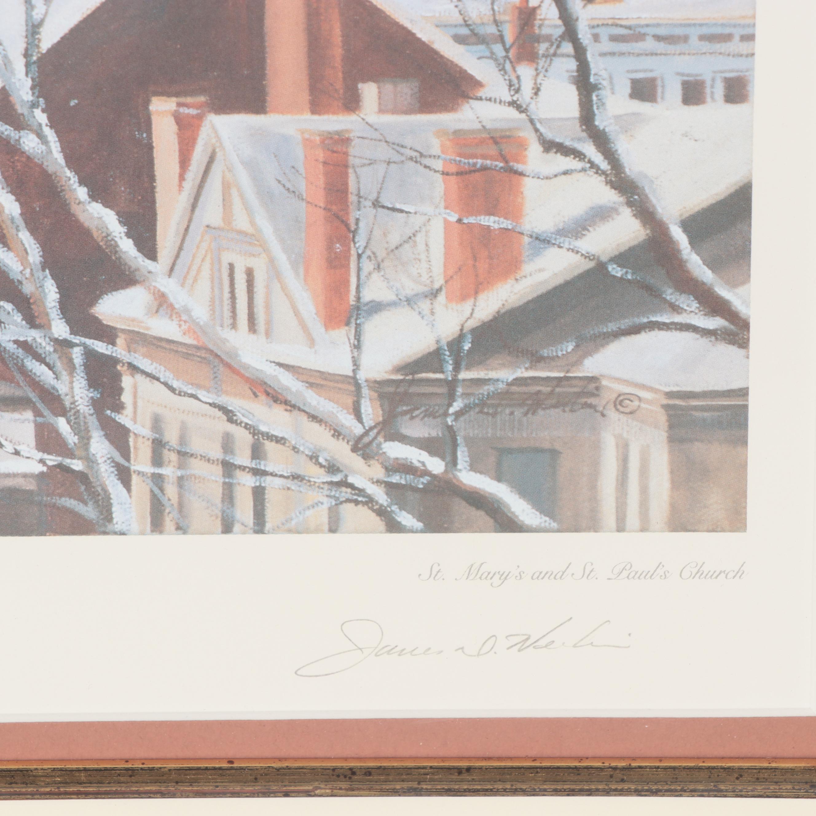 James D. Werline Offset Lithograph "Queen City Treasure" | EBTH