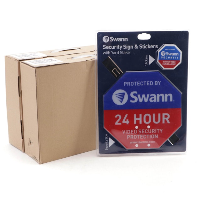 Swann 4-Channel 1080P Security Cameras, DVR and Yard Sign | Barnebys