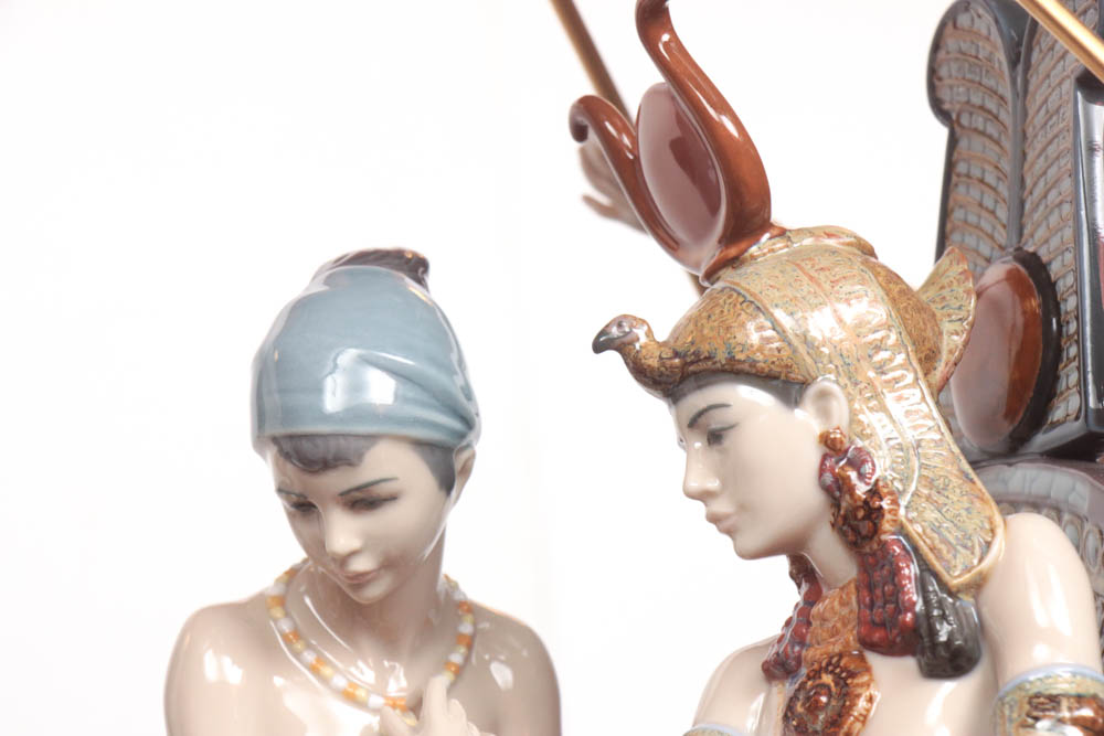 Lladró "Queen of the Nile" Large-Scale Limited Edition Porcelain ...
