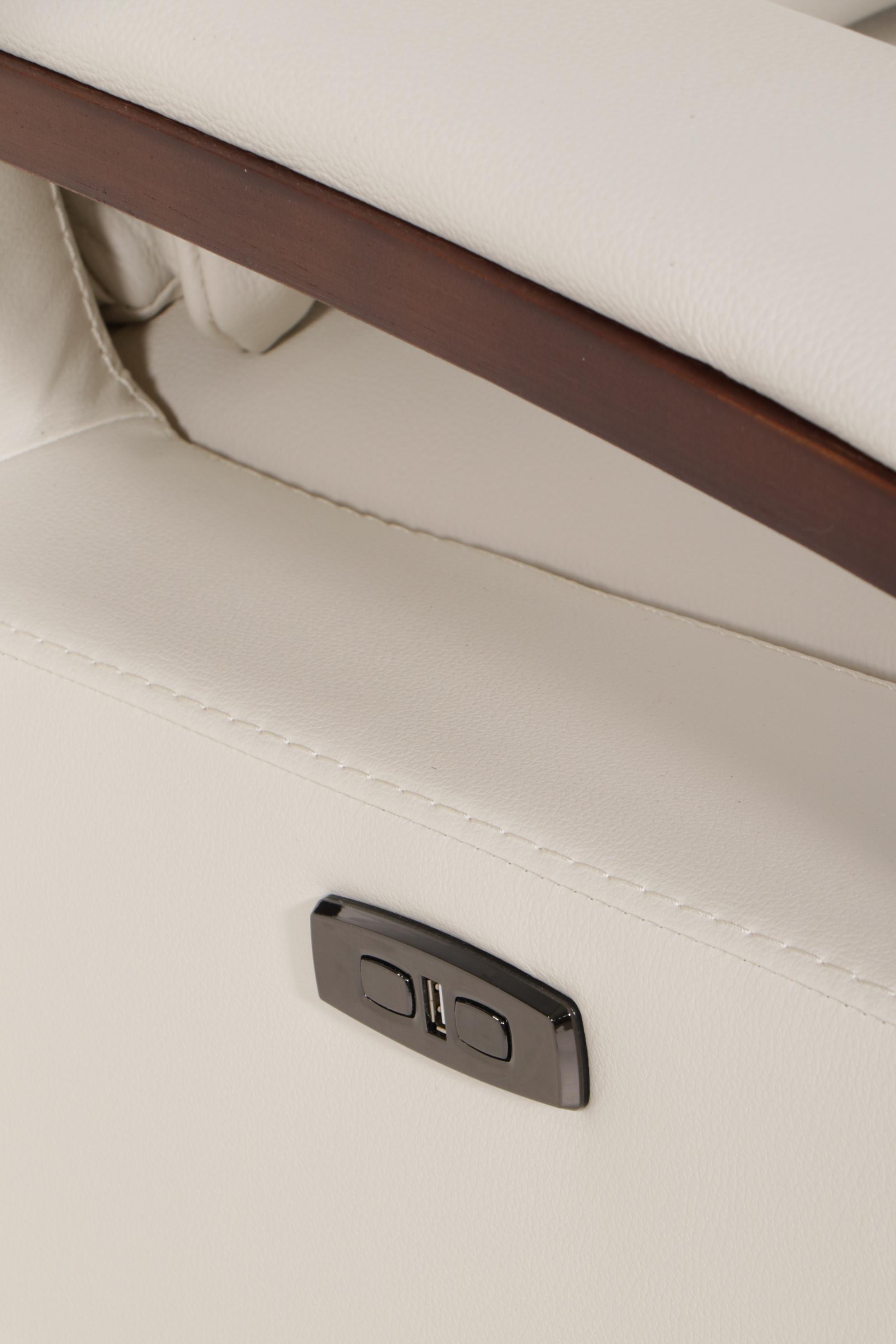 Gilman Creek Contemporary CloudZero Top Grain Leather Reclining Sofa | EBTH