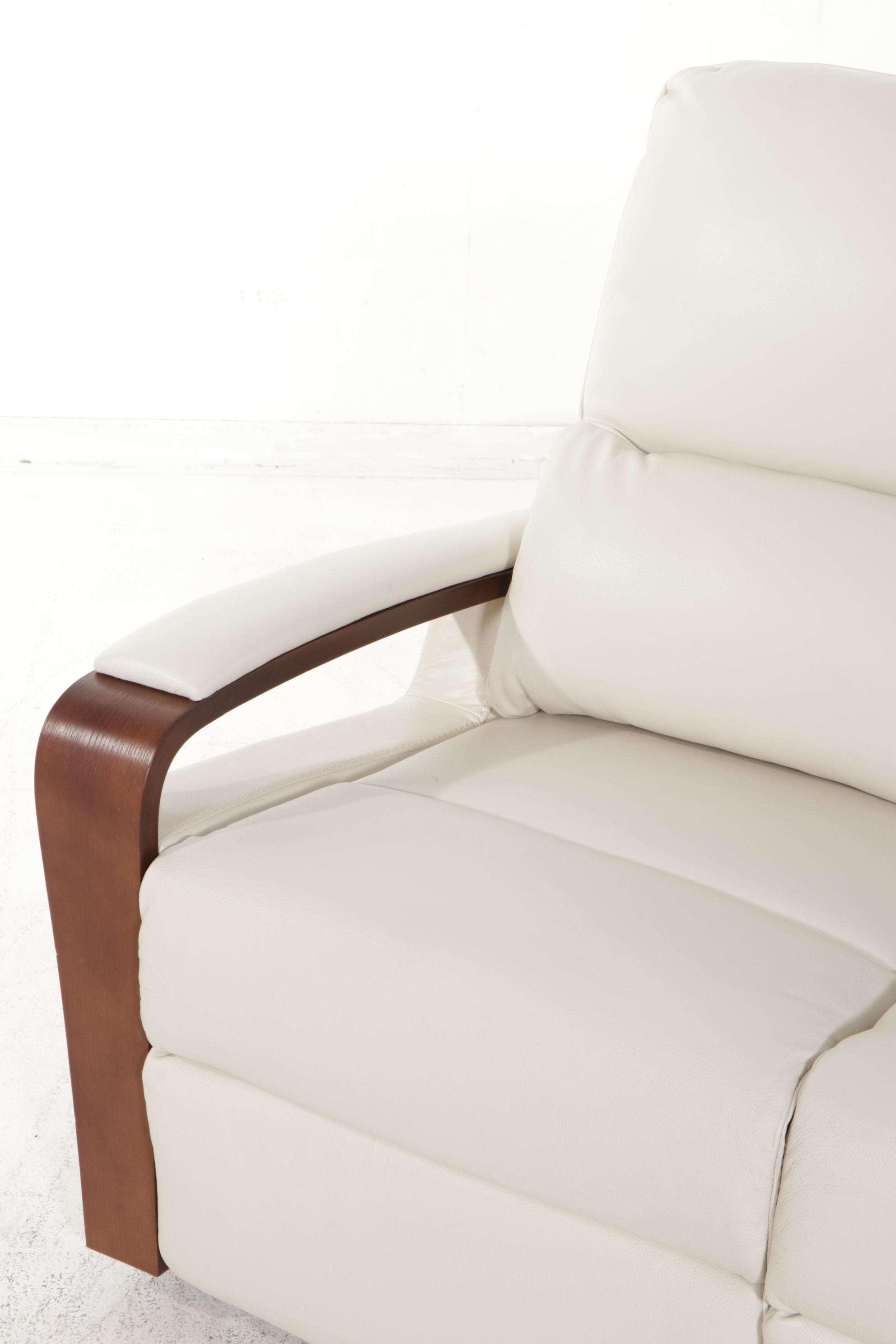 Gilman Creek Contemporary CloudZero Top Grain Leather Reclining Sofa | EBTH