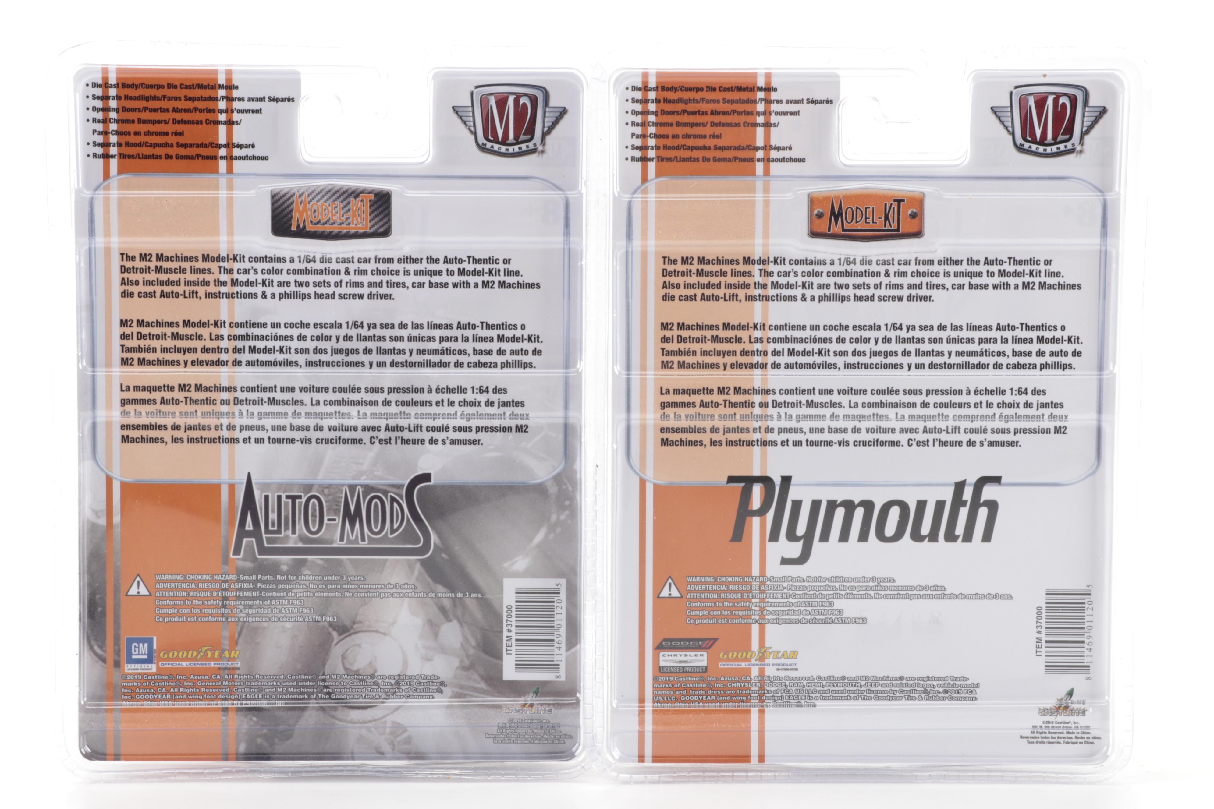 M2 Machines Model-Kit Series 1:64 Scale Cars, 2010s | EBTH