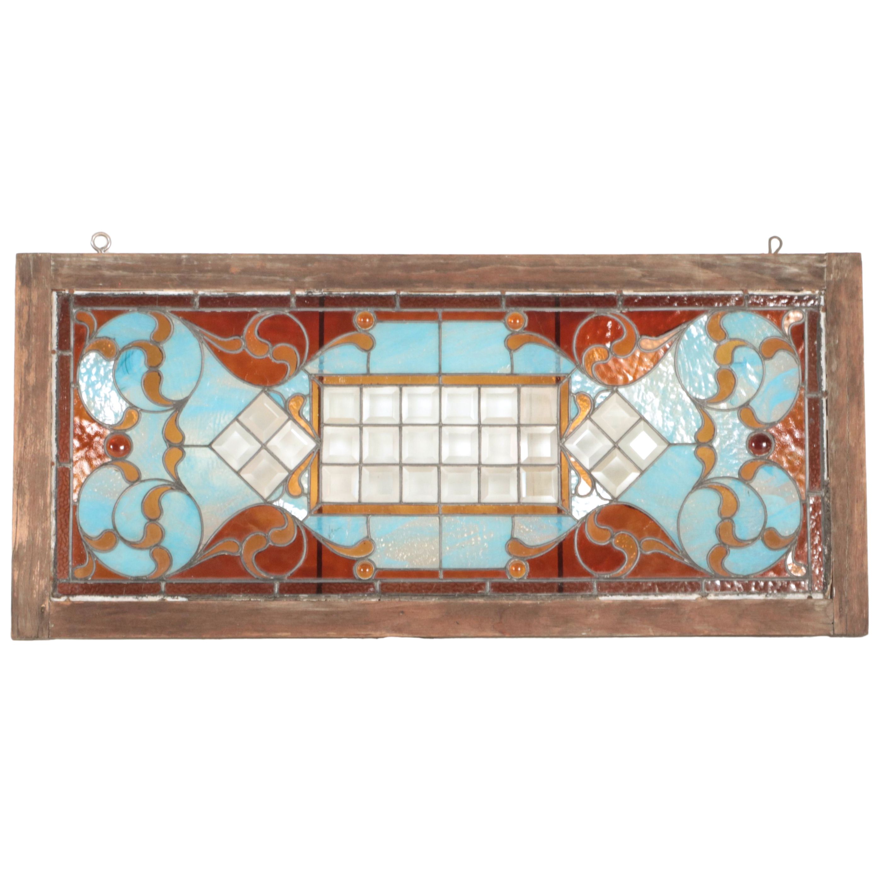 Victorian Leaded Stained Glass Window Panel, Circa 1860 | EBTH