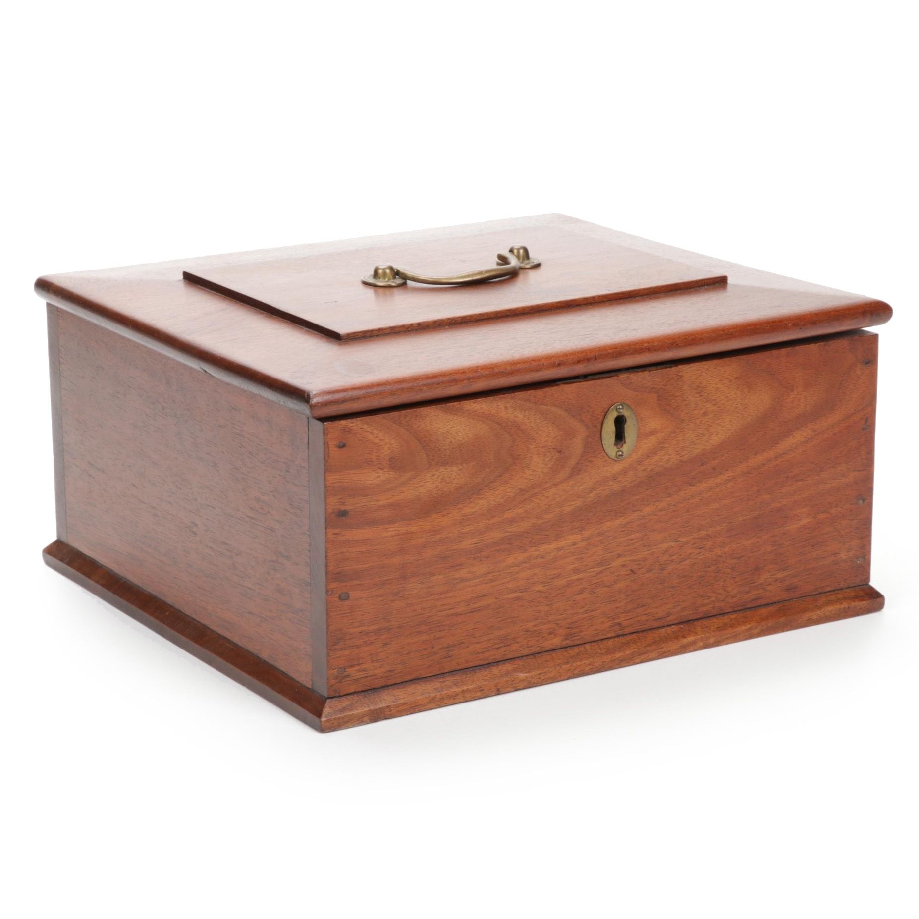 Antique Walnut Storage Box | EBTH