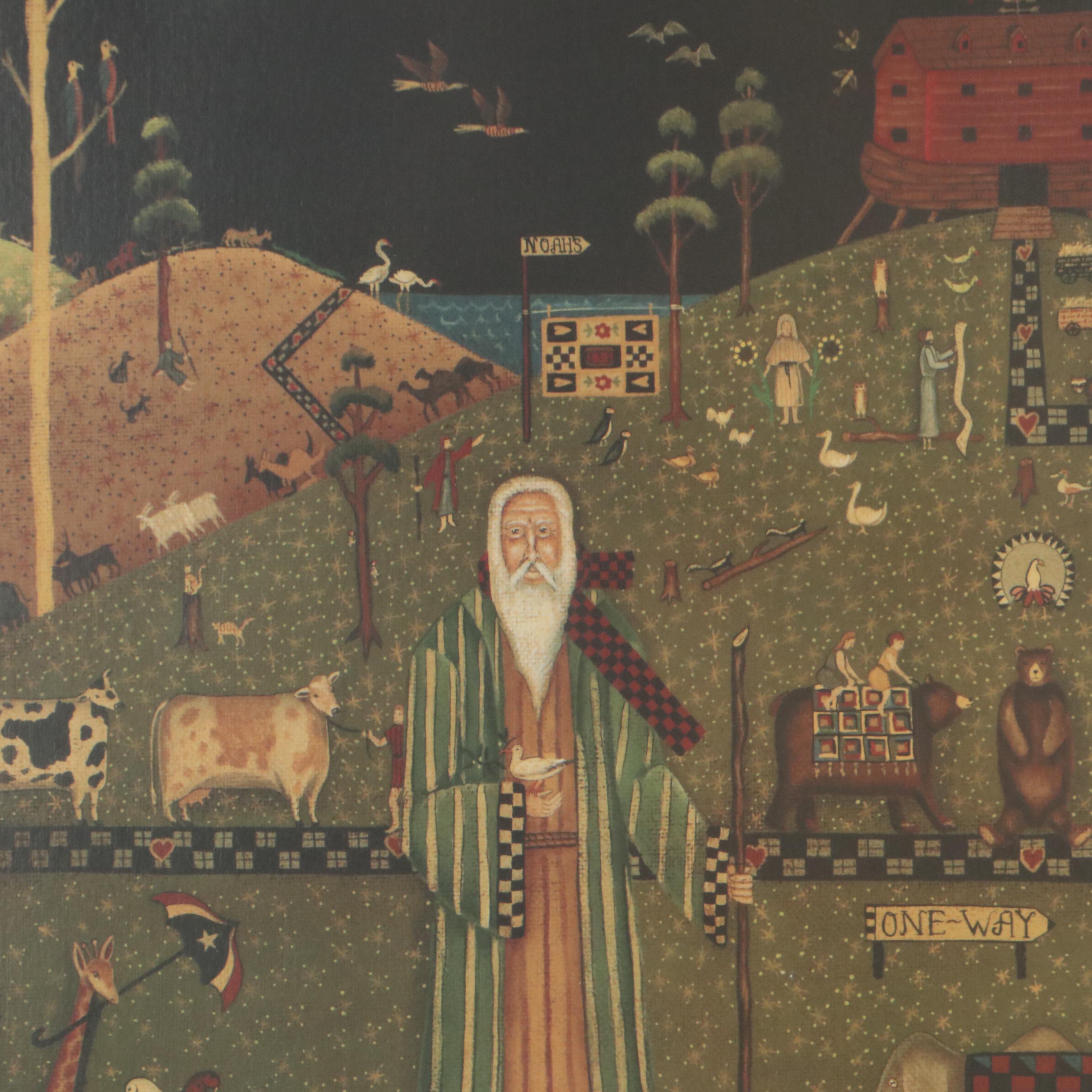 Maria Pfropper Offset Lithograph "Noah's Ark" | EBTH