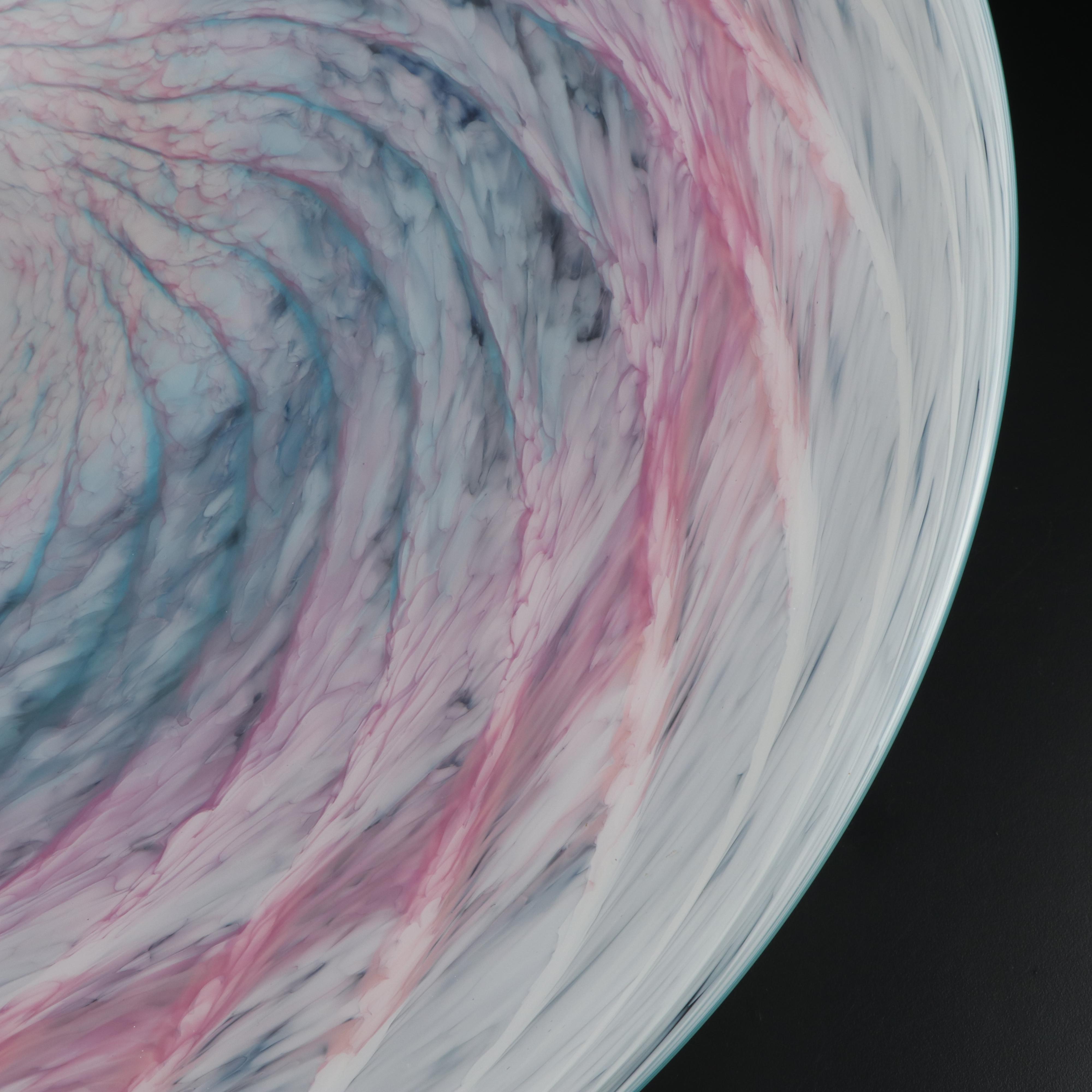 Cliff Goodman Polychrome Abstract Freeform Studio Art Glass Centerpiece ...