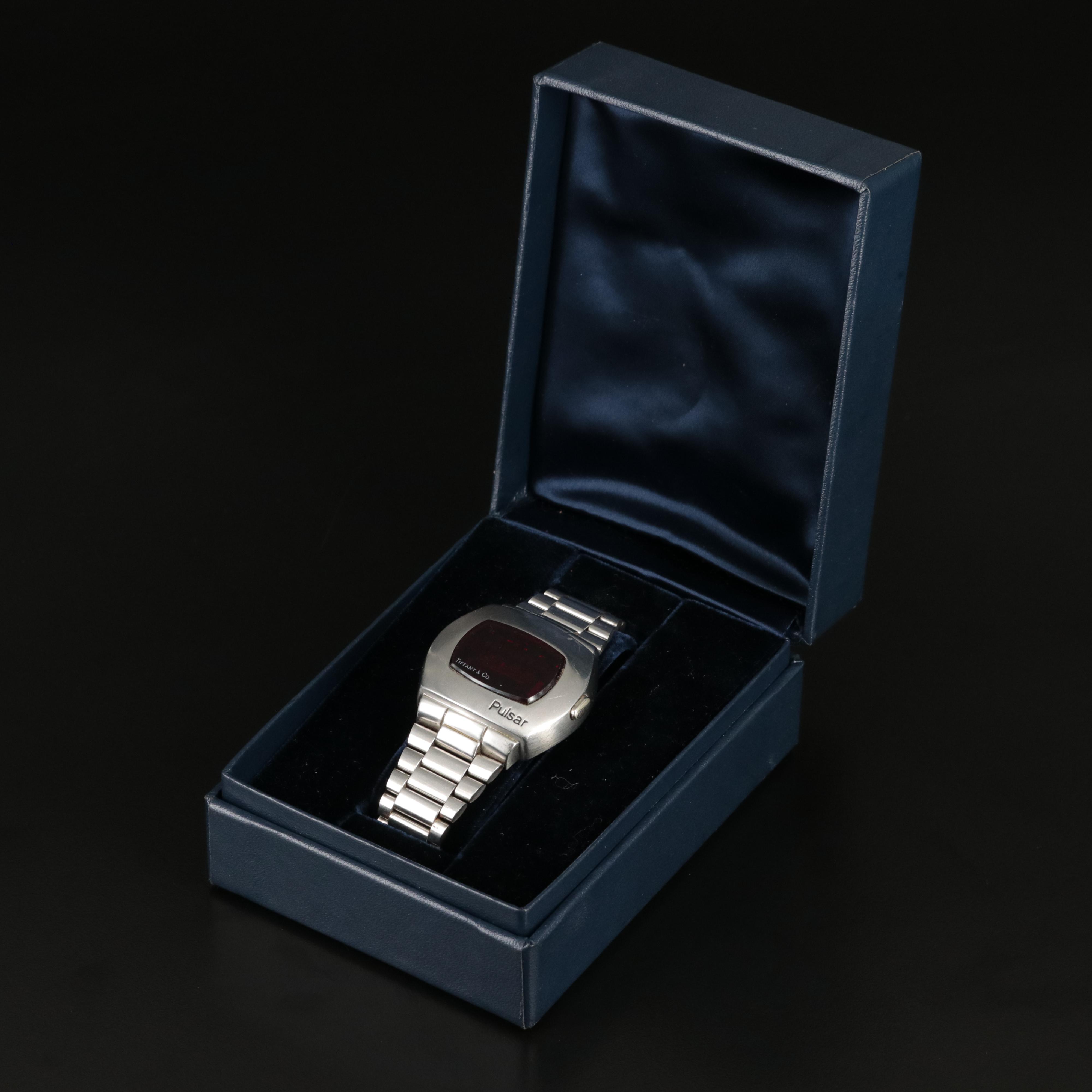 Pulsar P2, Time Computer Digital Display for Tiffany & Co. Wristwatch ...
