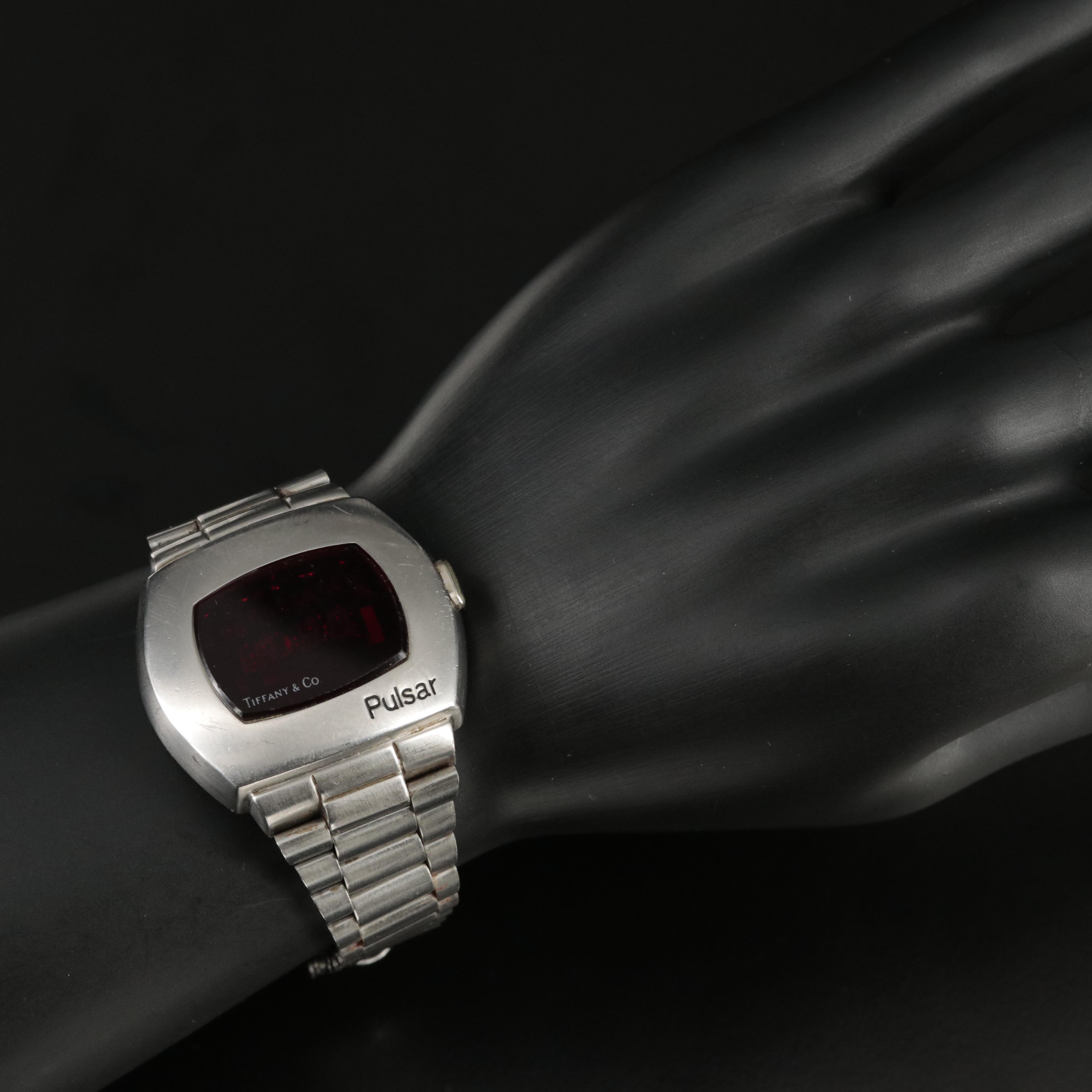 Pulsar P2, Time Computer Digital Display for Tiffany & Co. Wristwatch ...