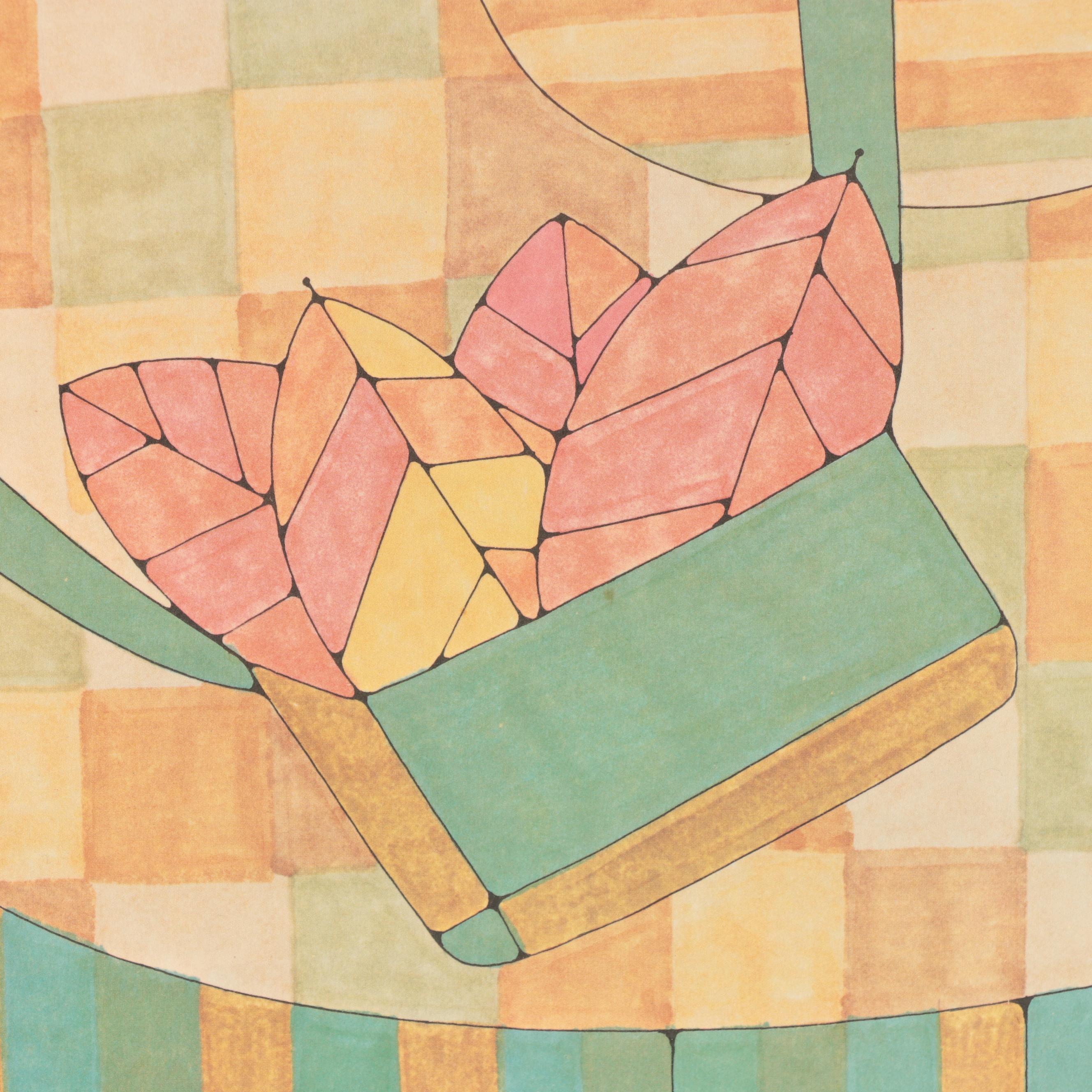 Ikki Matsumoto Offset Lithograph "Mailman Bird of Autumn," Late 20th ...