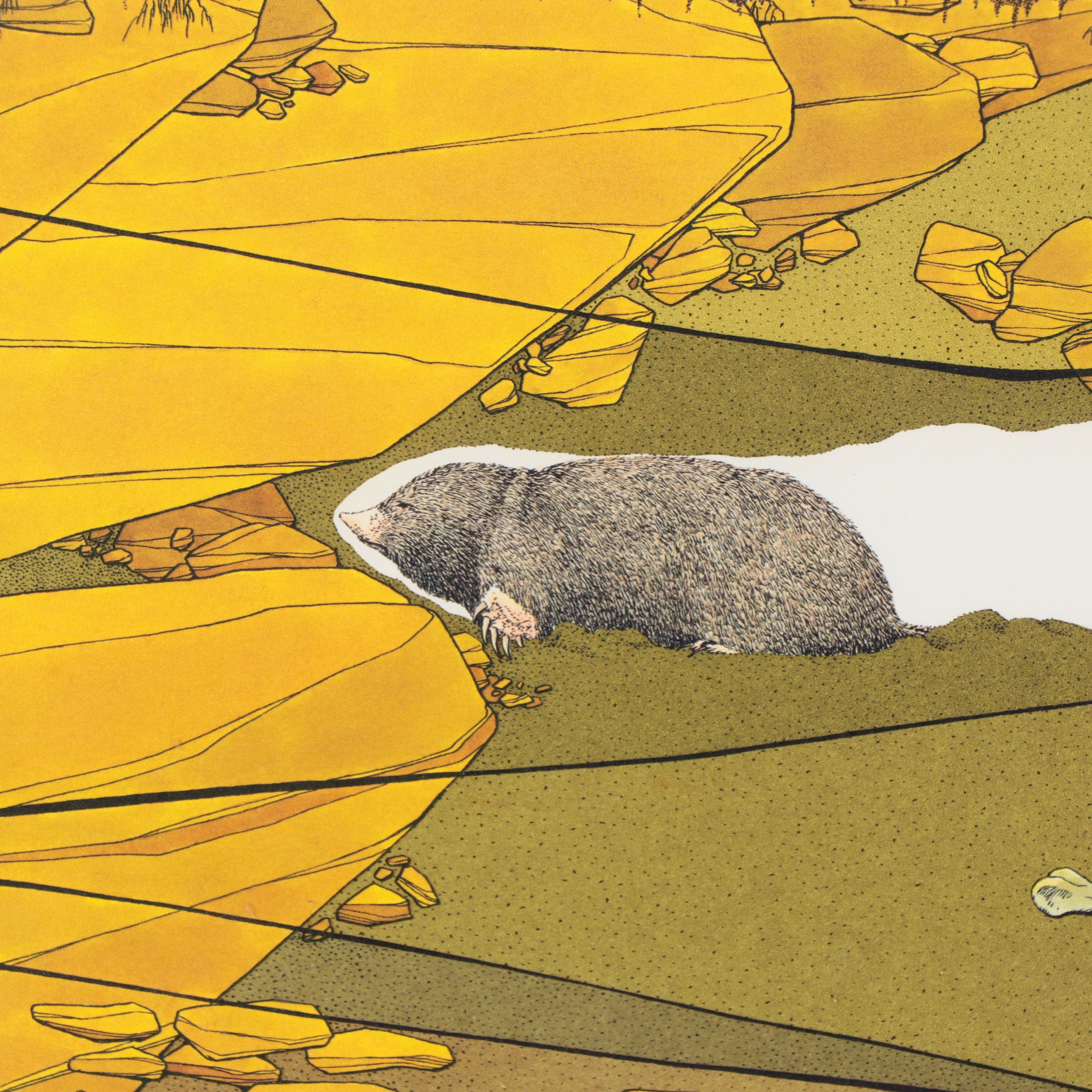 Peter Parnall Offset Lithograph "Dead-End Mole," 1978 | EBTH