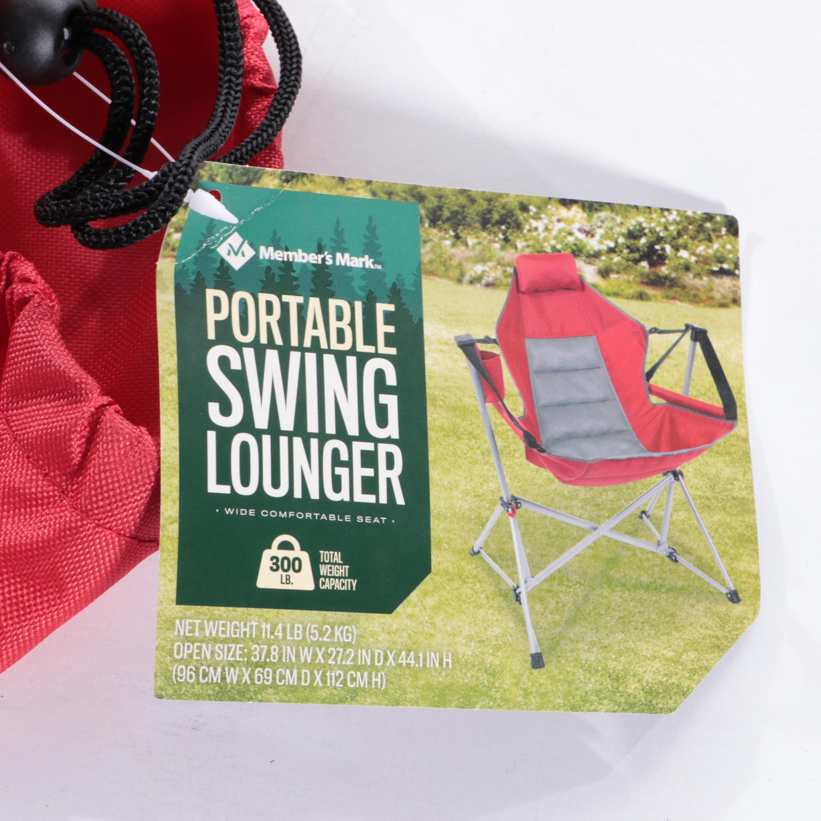 Three Member's Mark Swing Chair Loungers | EBTH