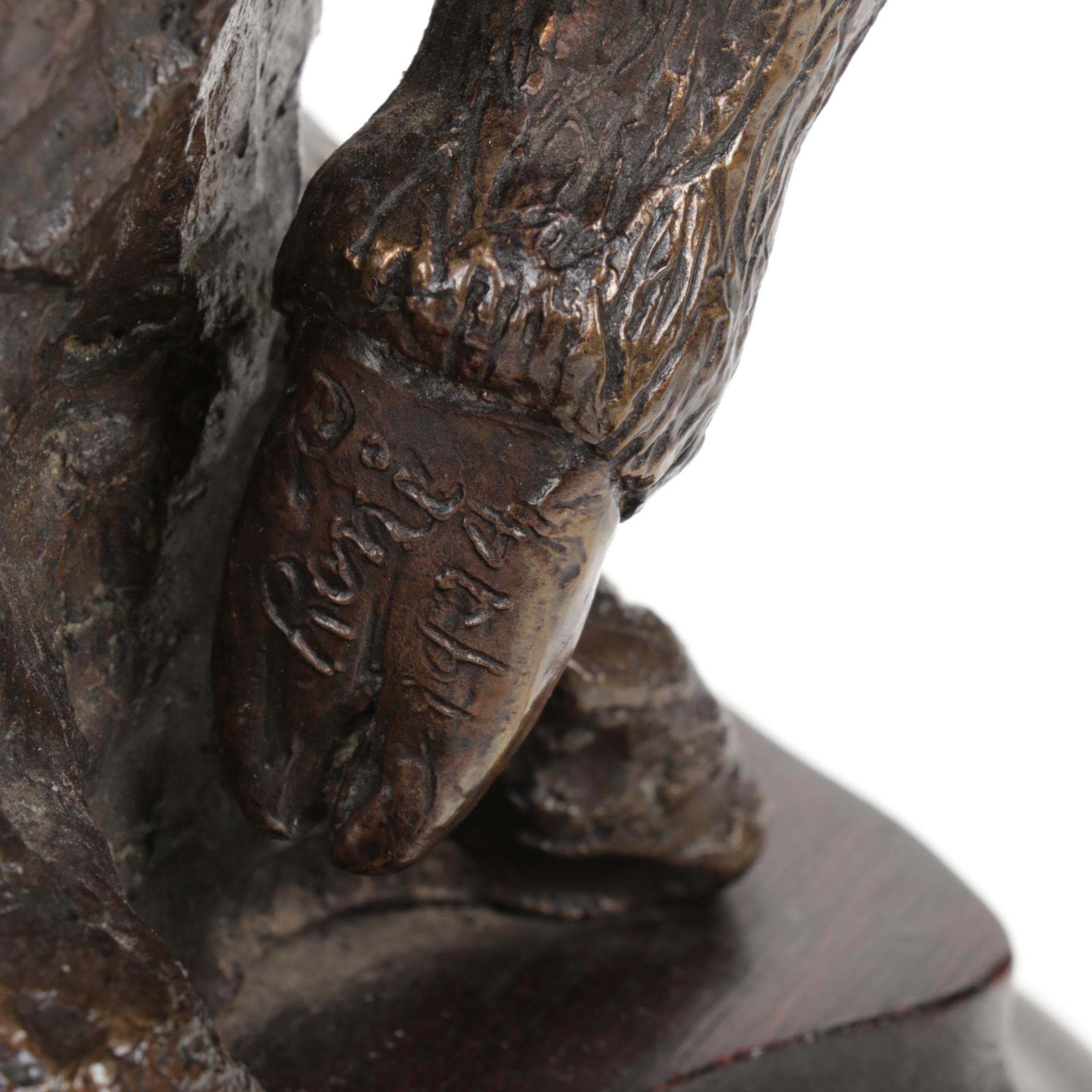 Renate Fackler Bronze Sculpture "Pan, God of Nature," 1994 | EBTH