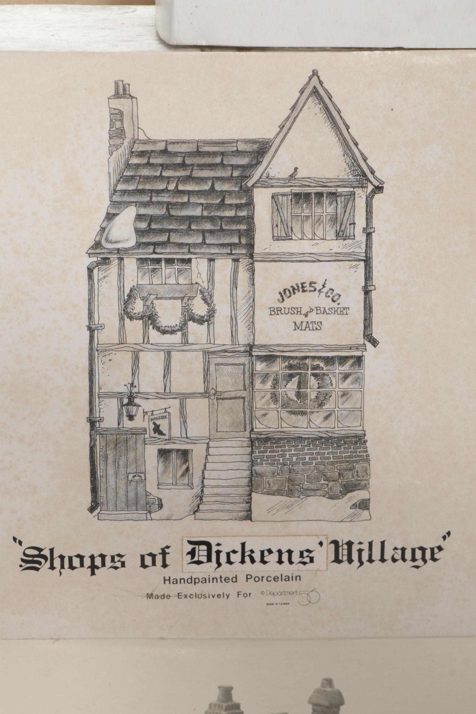 Department 56 "Walpole Tailors" and Other Dickens' Village Porcelain ...