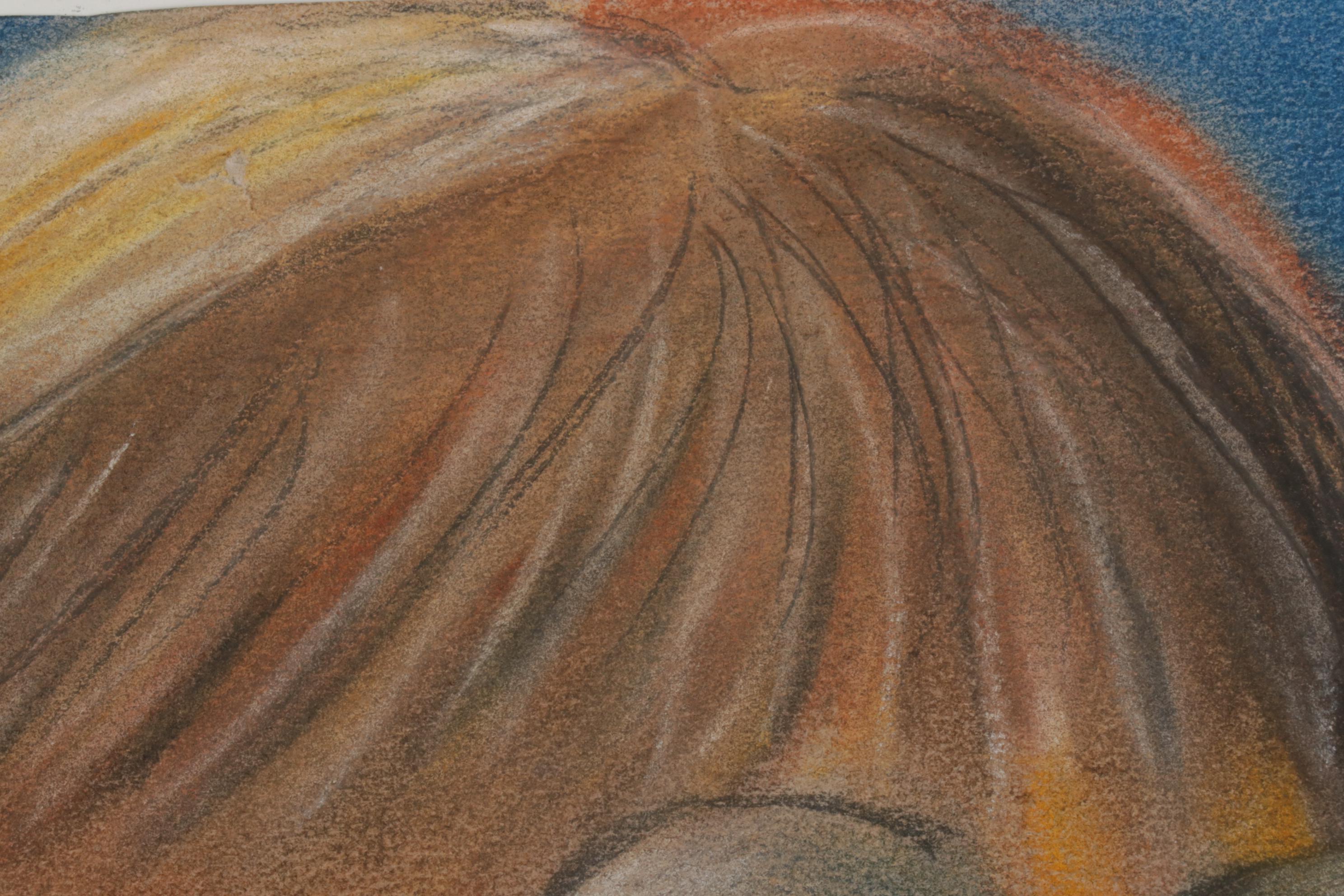 Janice Schuler Portrait Pastel Drawing, 2012 | EBTH