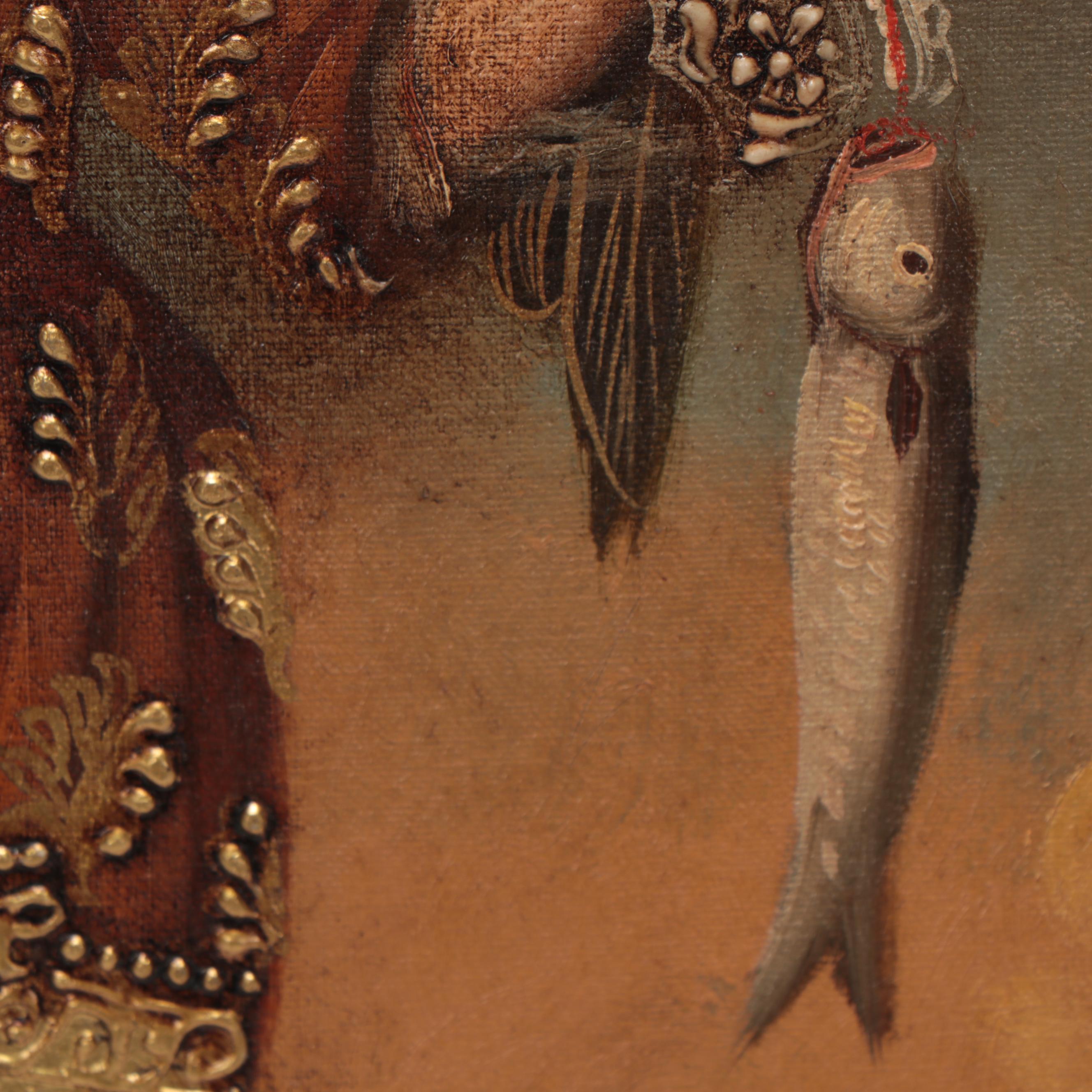 Cuzco School Style Oil Painting of Archangel Saint Raphael | EBTH